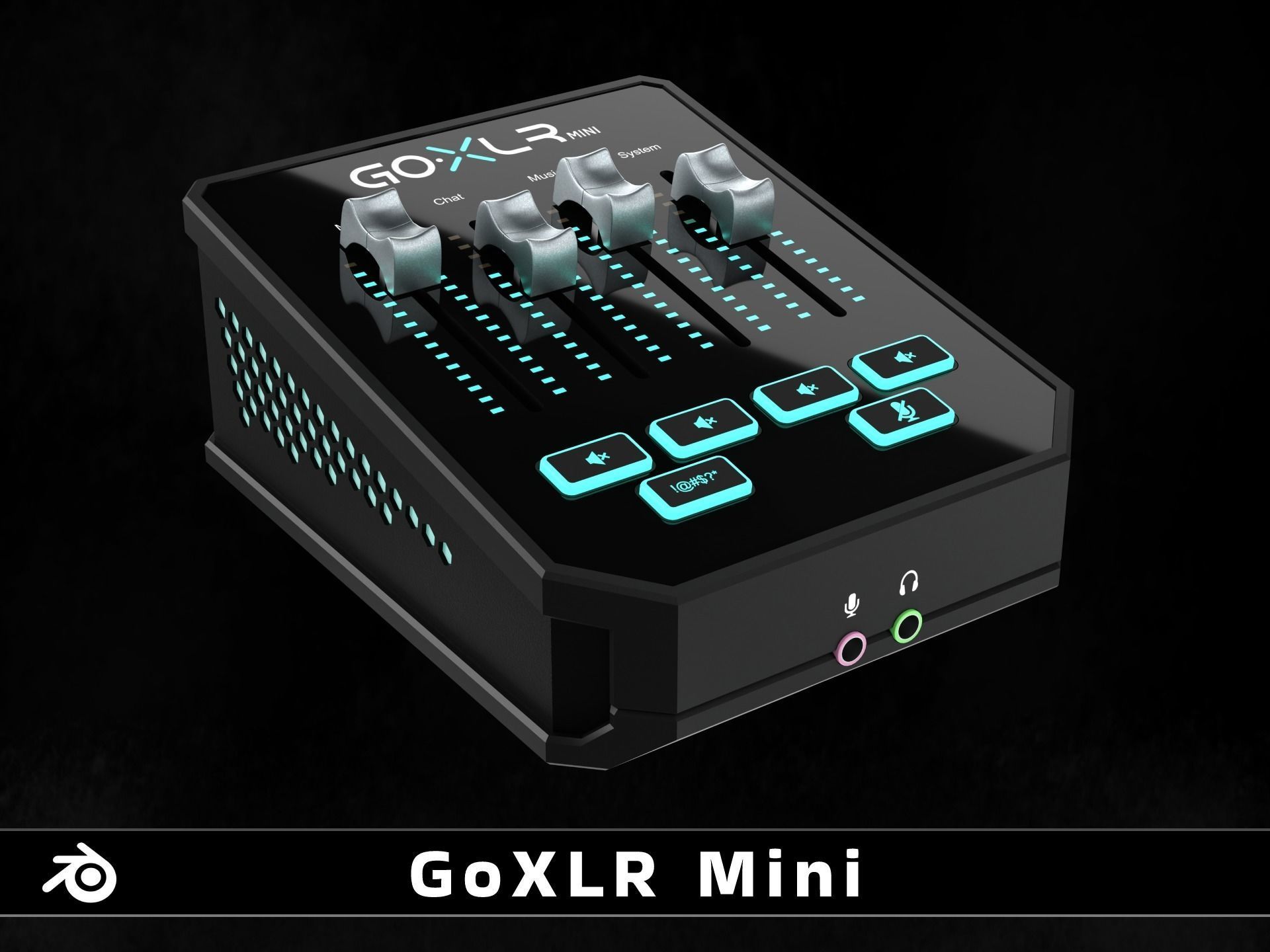 3D model TC Helicon GoXLR Mini VR / AR / low-poly | CGTrader