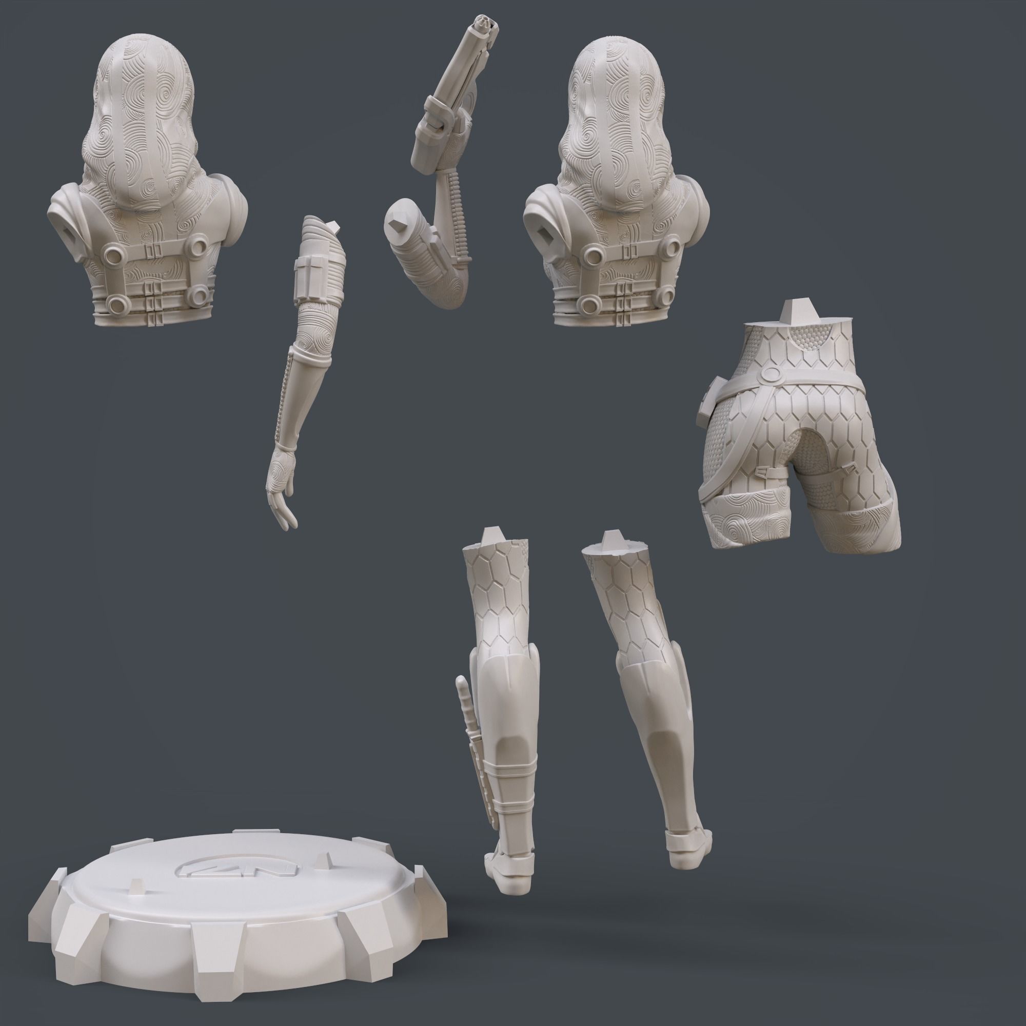 Tali Zorah Mass Effect 3D model 3D printable | CGTrader