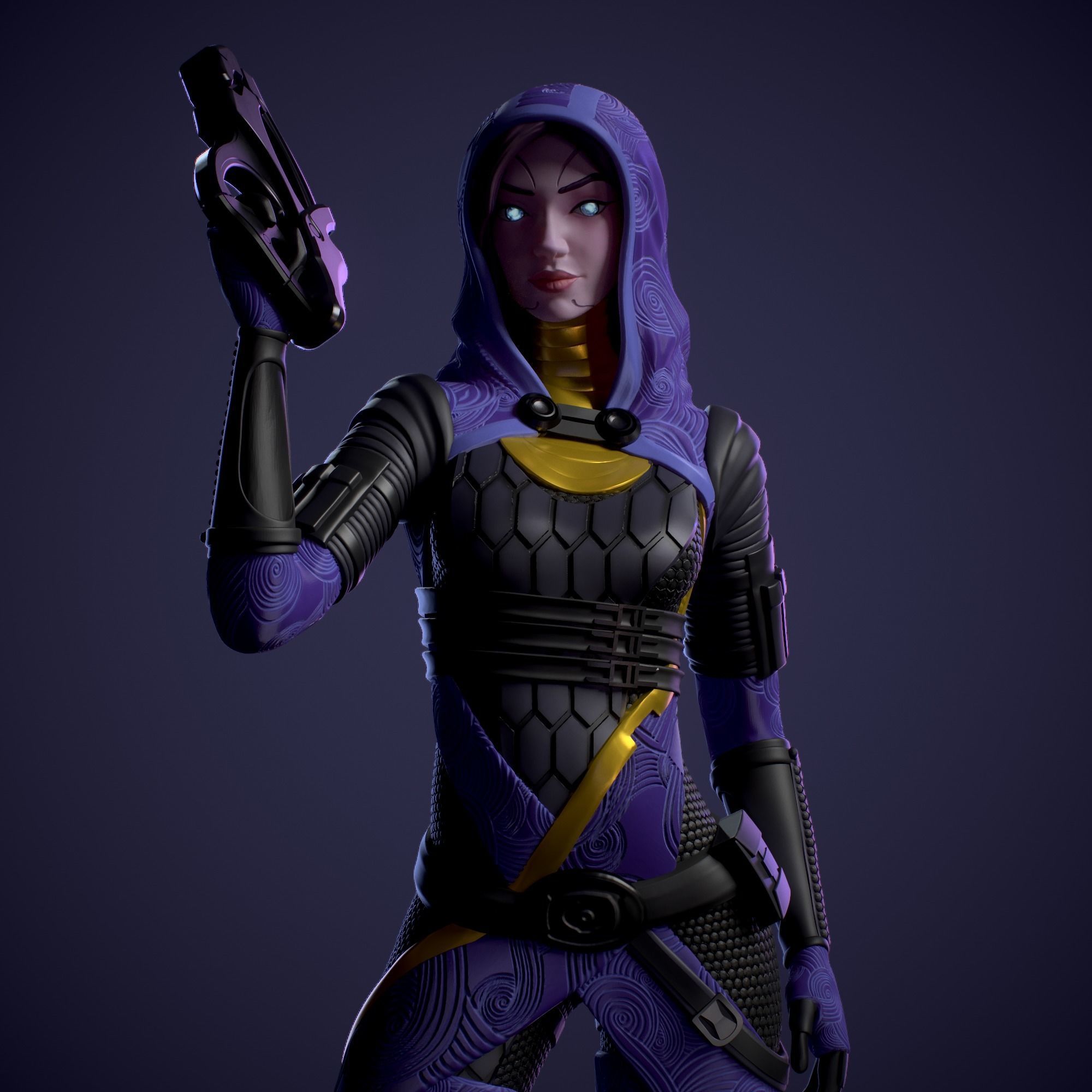 Tali Zorah Mass Effect 3D model 3D printable | CGTrader