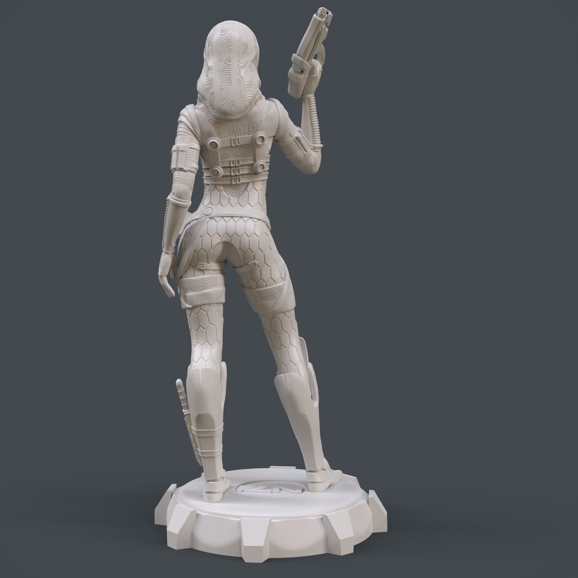 Tali Zorah Mass Effect 3D model 3D printable | CGTrader