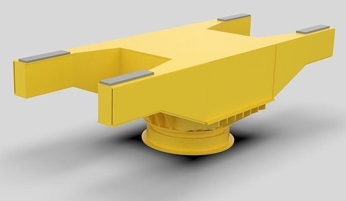 Main Arm of Ladle Turret Fixed Arm 2x70 3D model | CGTrader