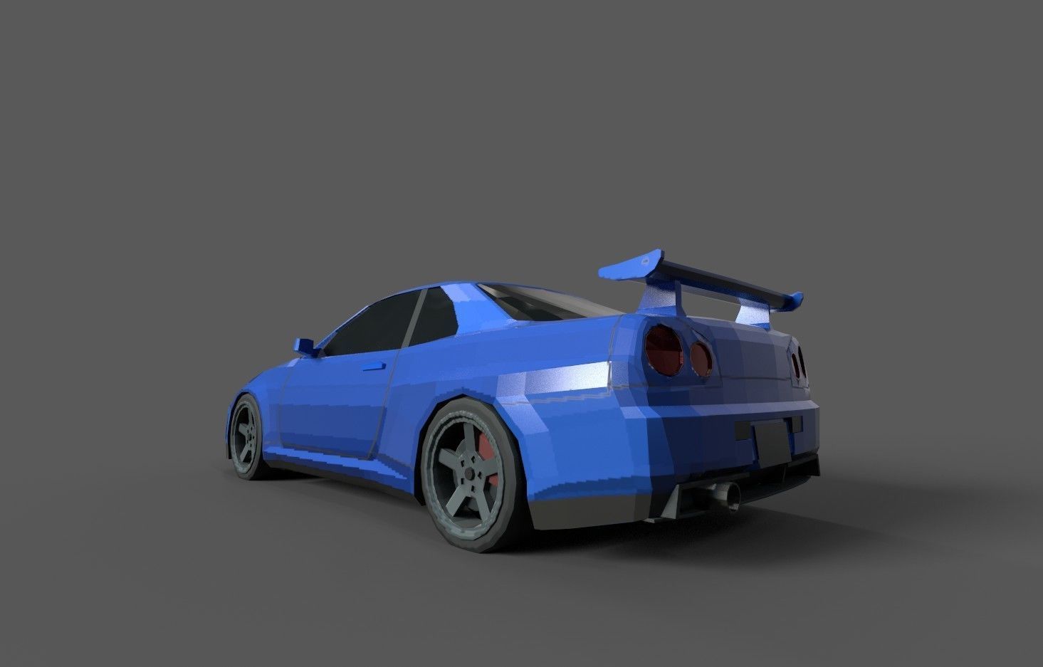 3D model Nissan Skyline GTR R35 GameReady for mobile VR / AR / low-poly ...