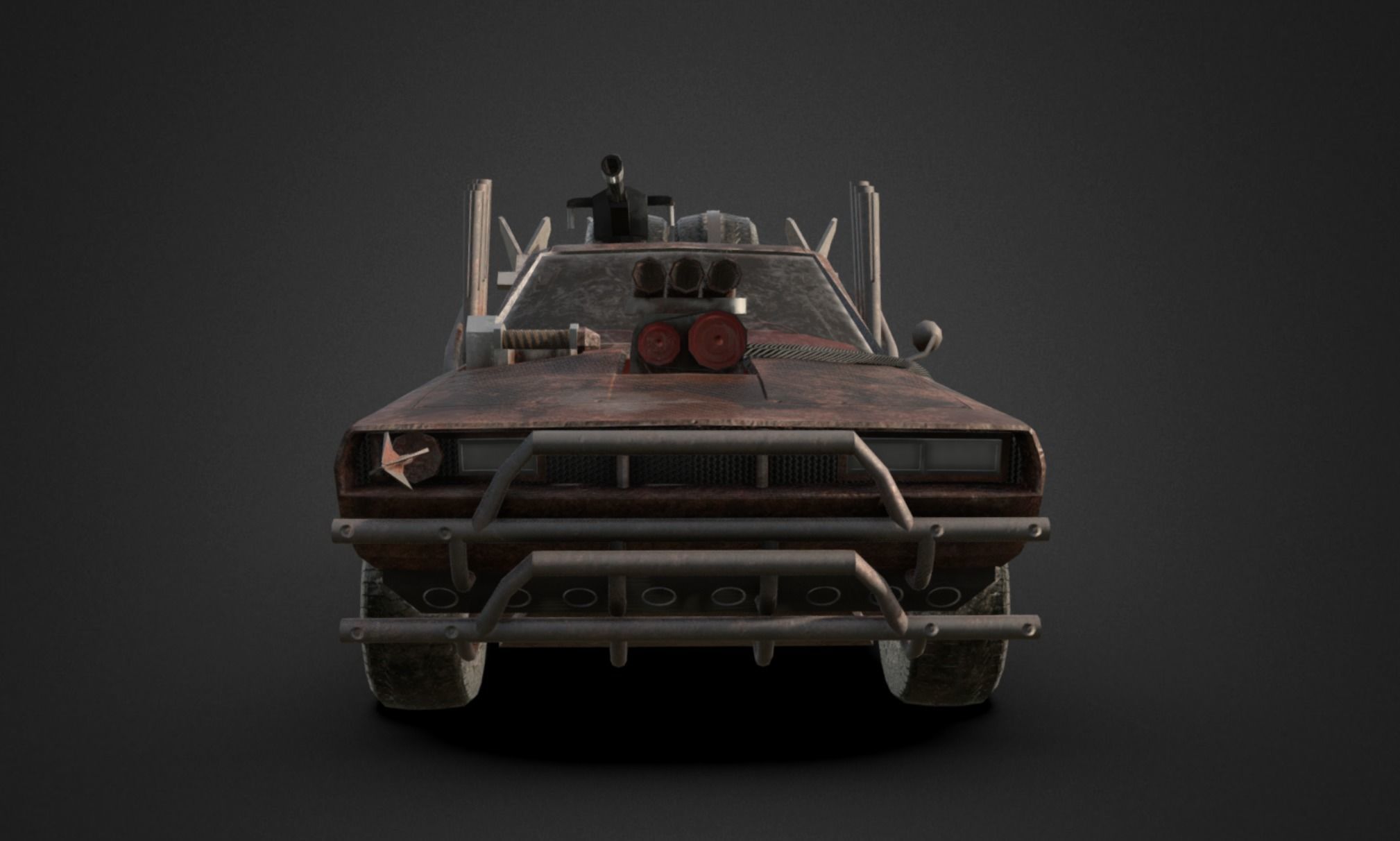 3D model Mad Max Car VR / AR / low-poly | CGTrader