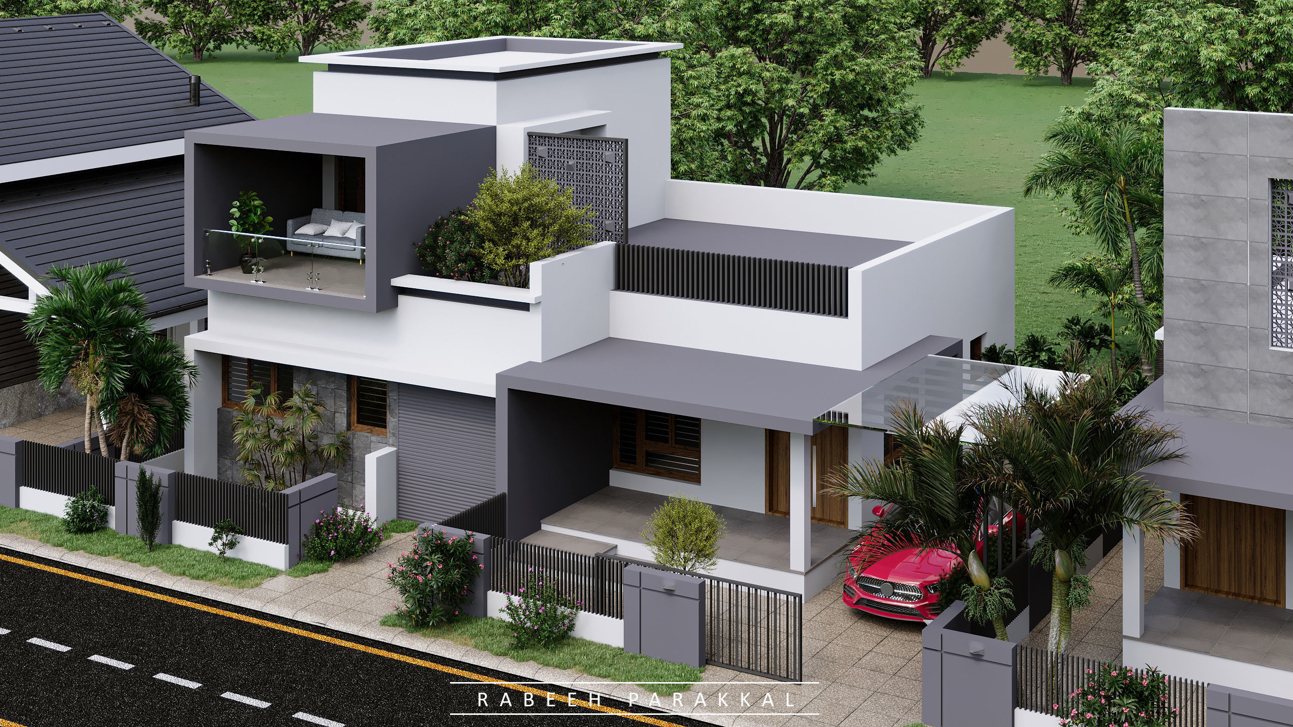 Exterior Scene 3D model | CGTrader