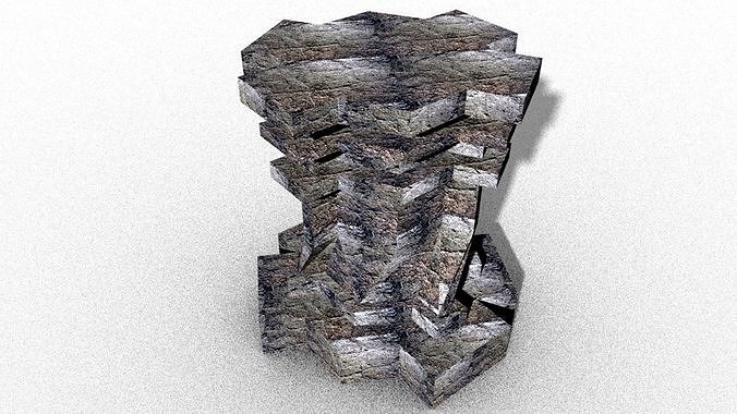 3D model pedestal sculpture statue base table VR / AR / low-poly | CGTrader