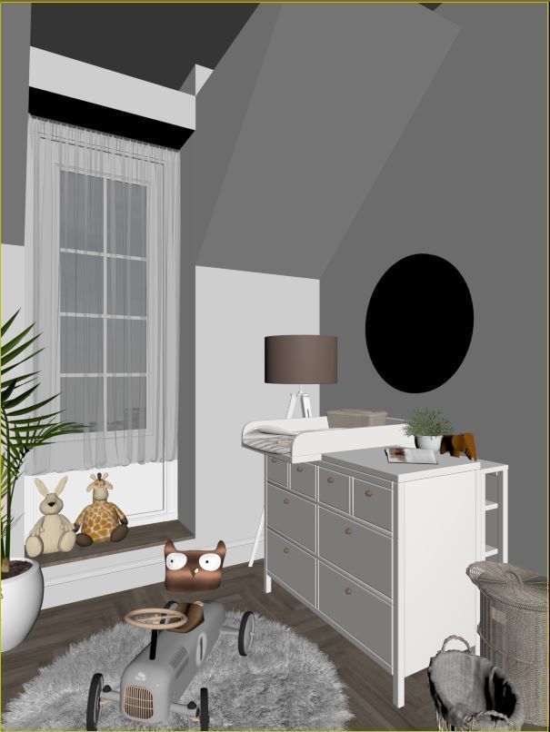 Newborn Baby Room 3D model | CGTrader