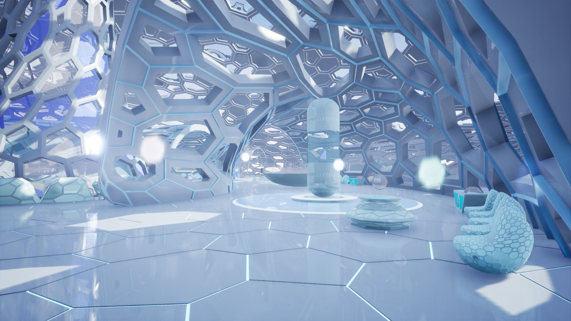 Concept Exhibition Hall 3D model | CGTrader