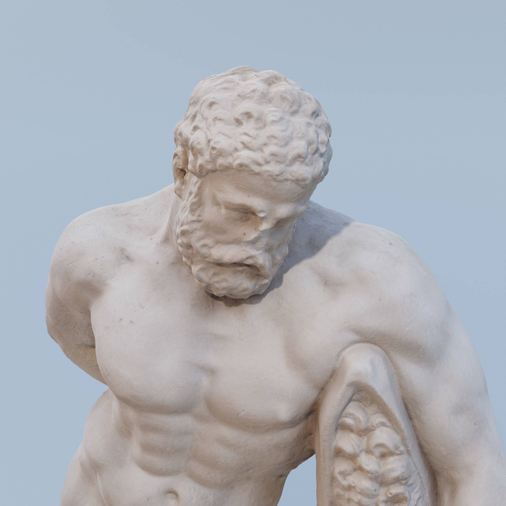 Heracles statue 3D model 3D printable | CGTrader