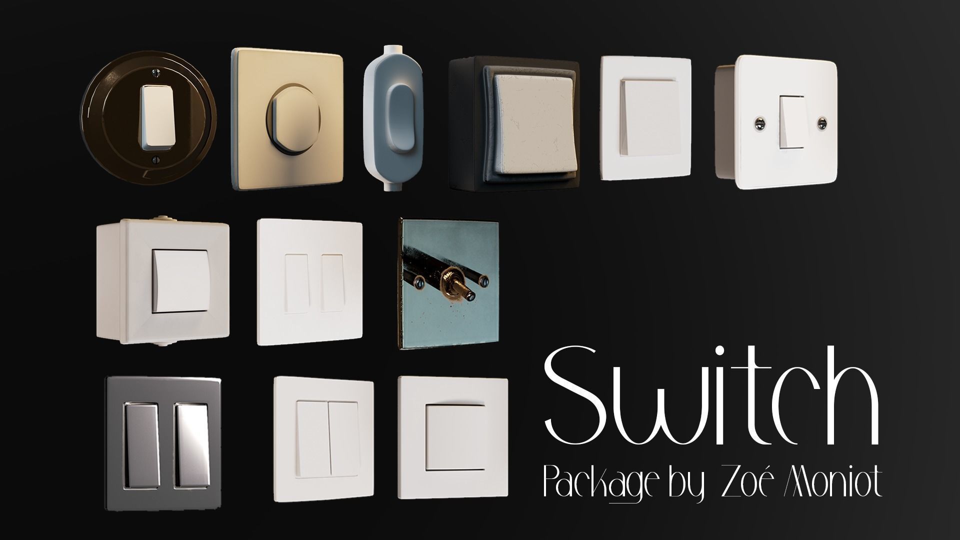 Switch Package - 3D Model 3D model | CGTrader