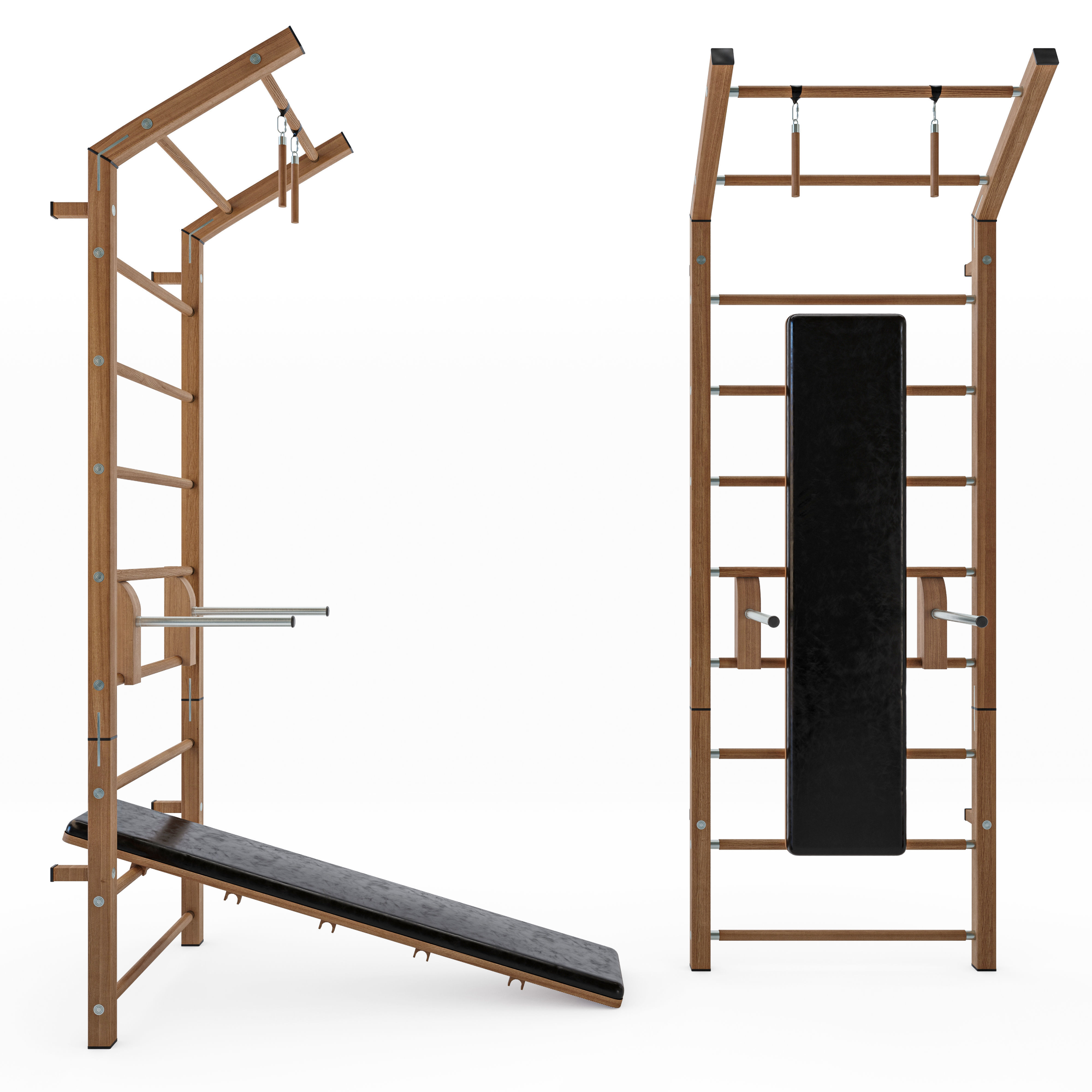 Maxwall Training sport set home gym 3D model | CGTrader