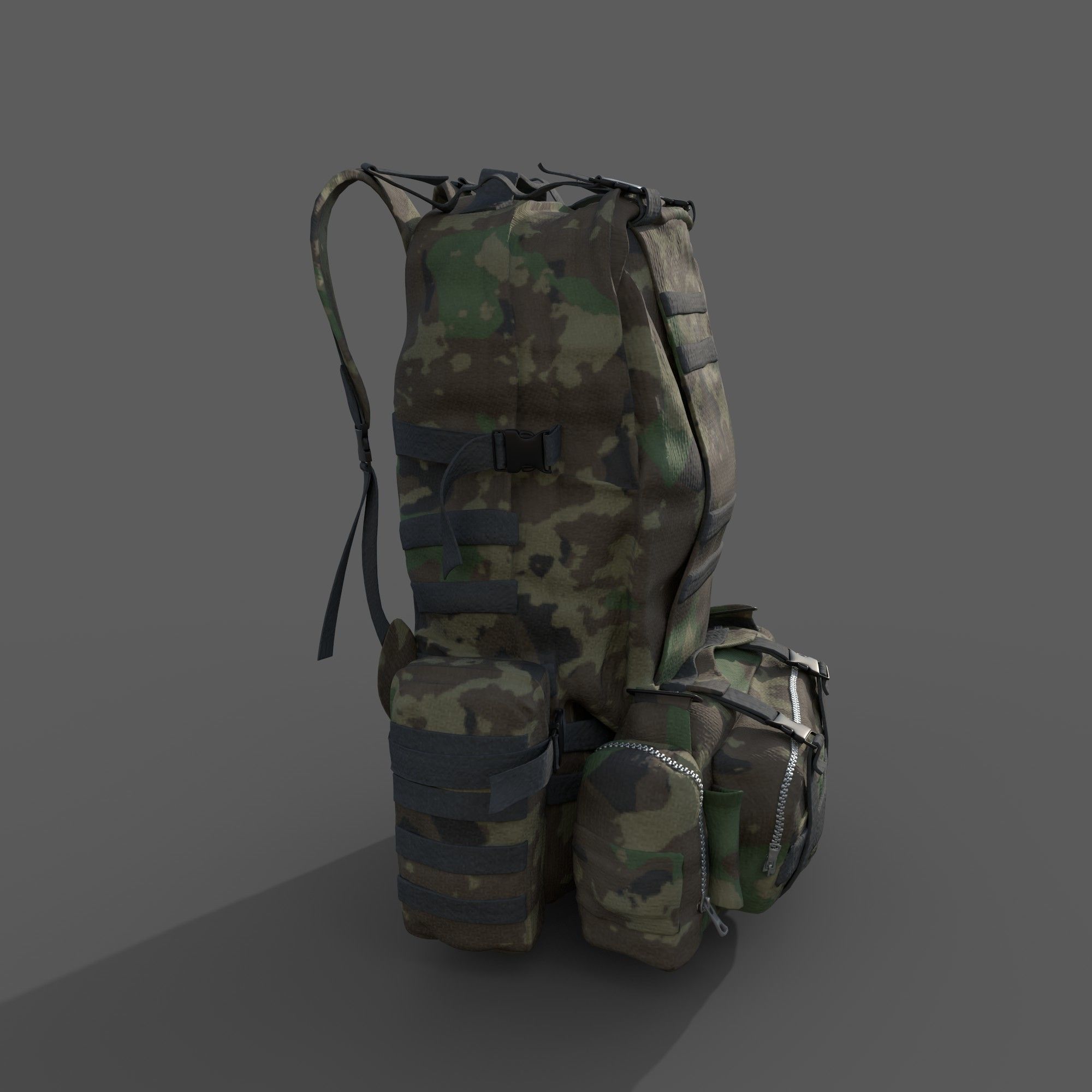 Military Backpack 3D model | CGTrader