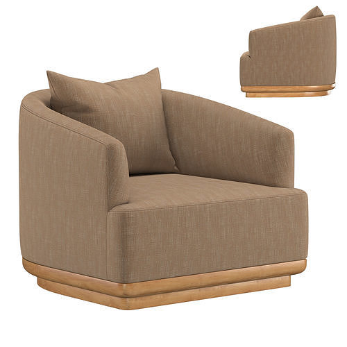 OSLO TEAK LOUNGE CHAIR 3D model | CGTrader