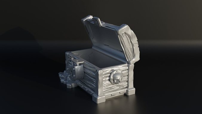 Dungeons And Dragons Treasure Box Dice Box Pattern 3D model 3D ...
