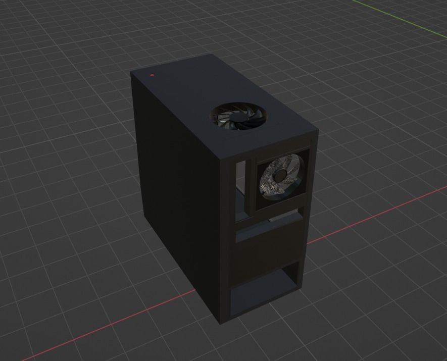 PC case 3D model 3D printable | CGTrader