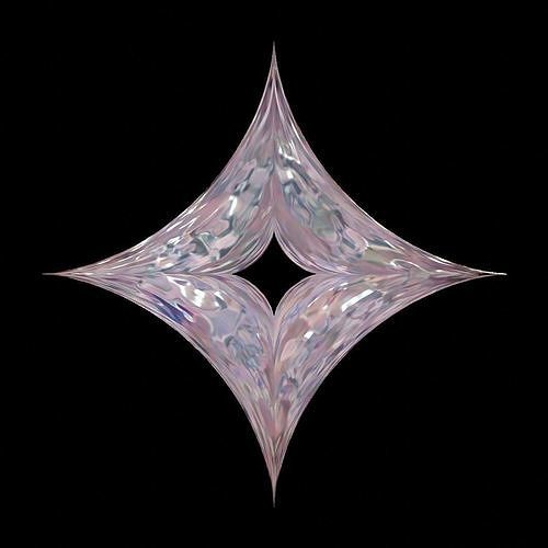 Diamond Portal shape with Chromatic Aberation Glass material free ...