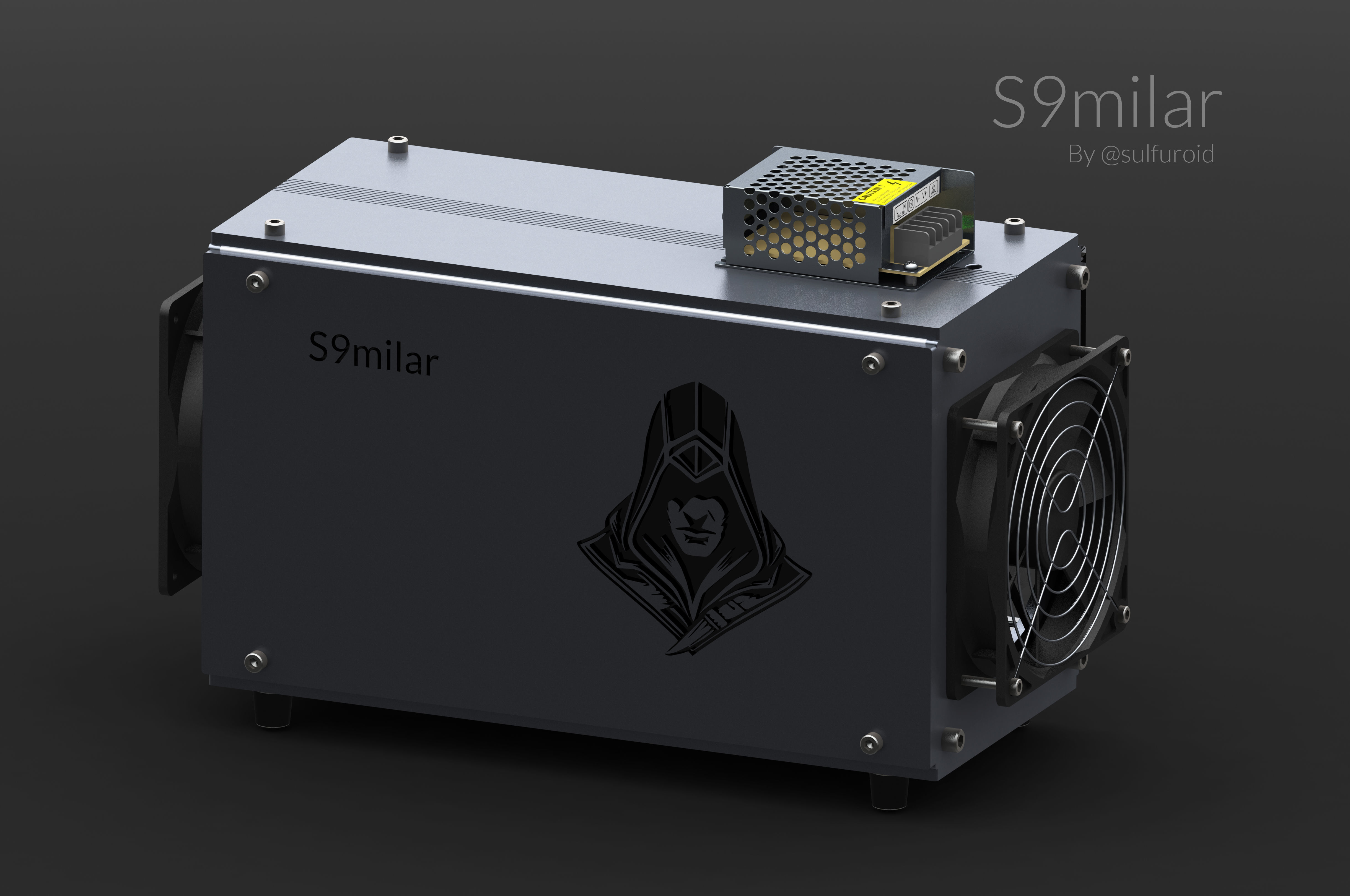 Asic miner DIY enclosure 3D model | CGTrader