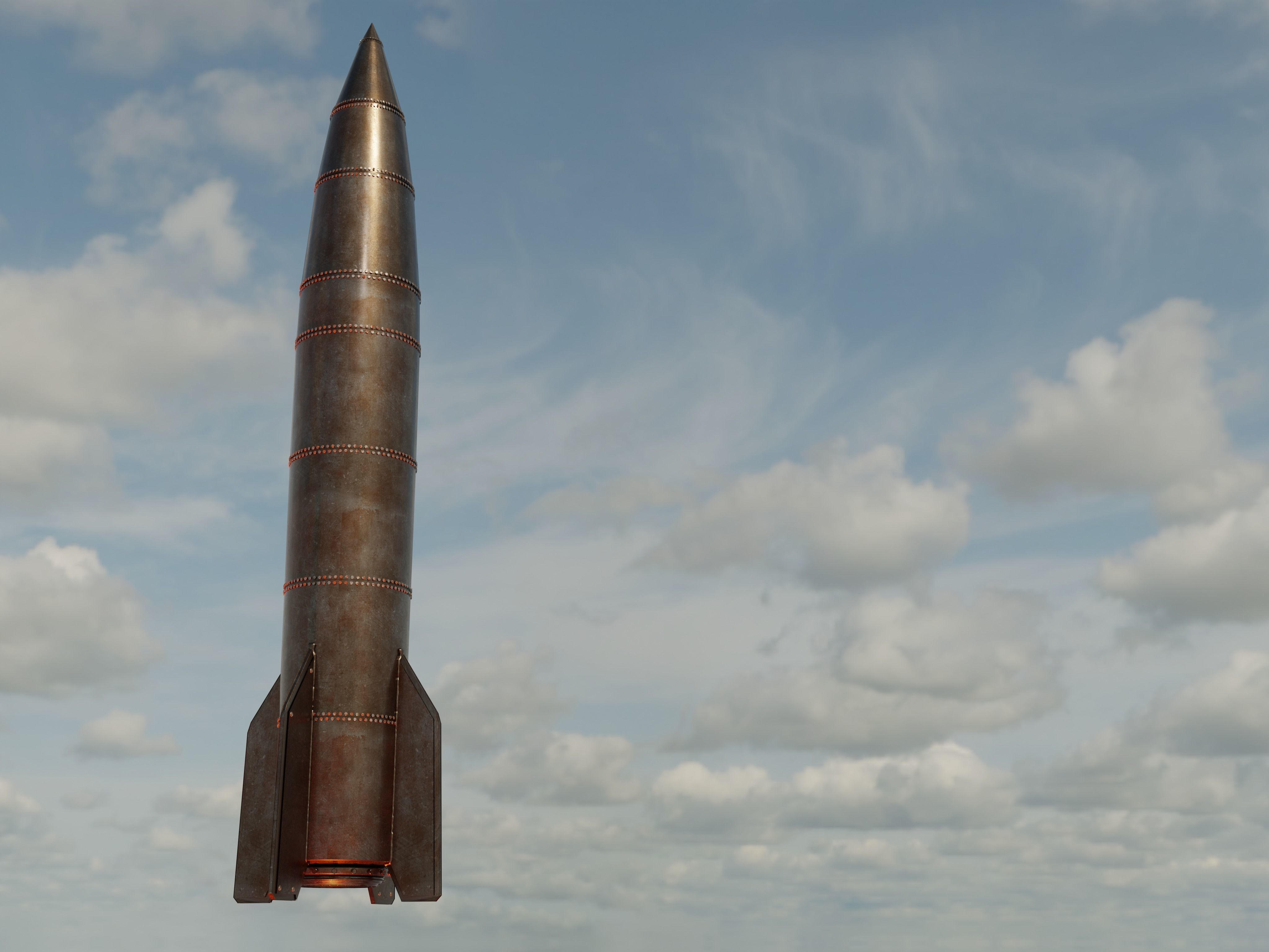 Rocket or Missile 3D Model 3D model | CGTrader