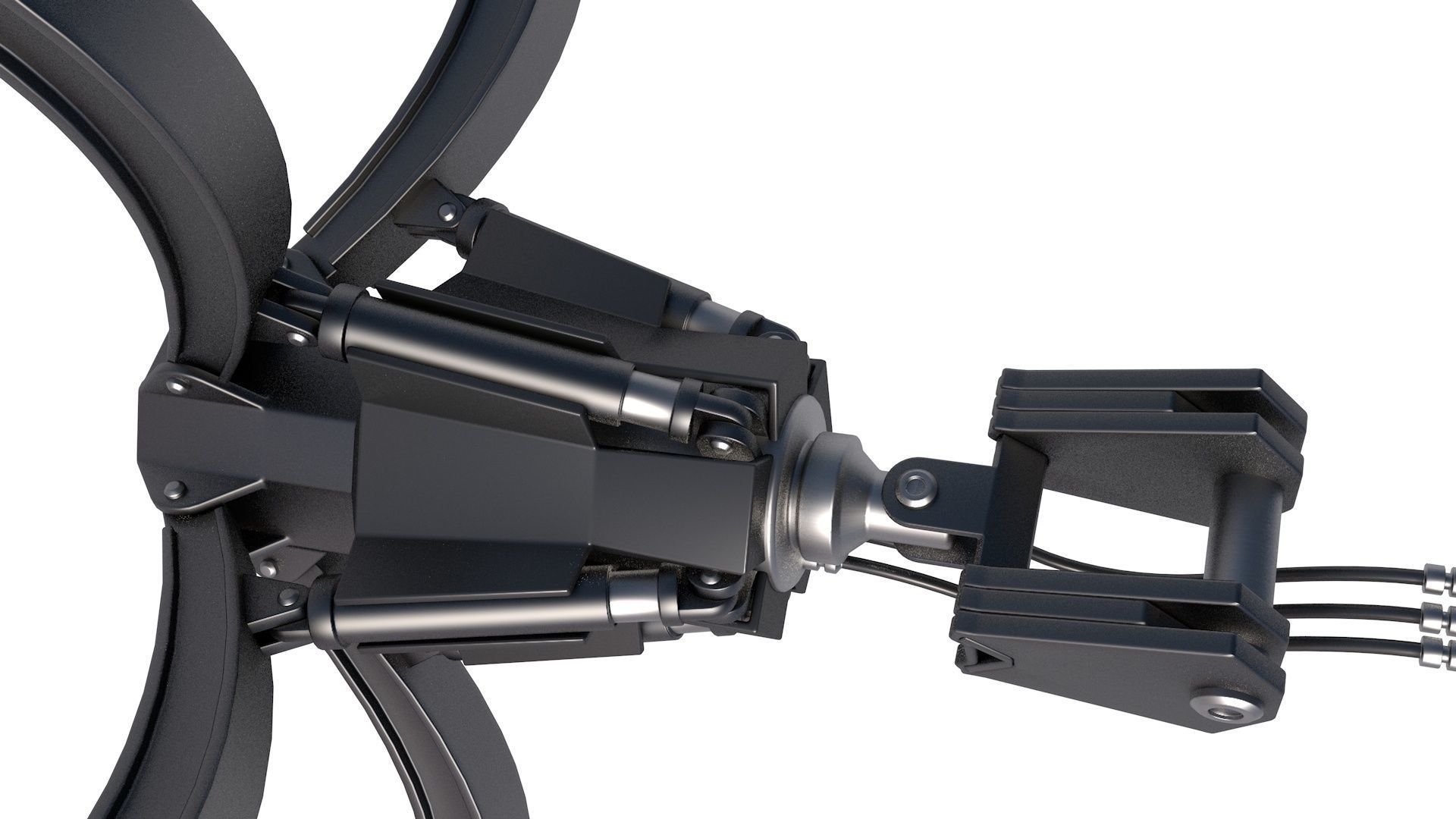 Hydraulic Grab 3D model | CGTrader