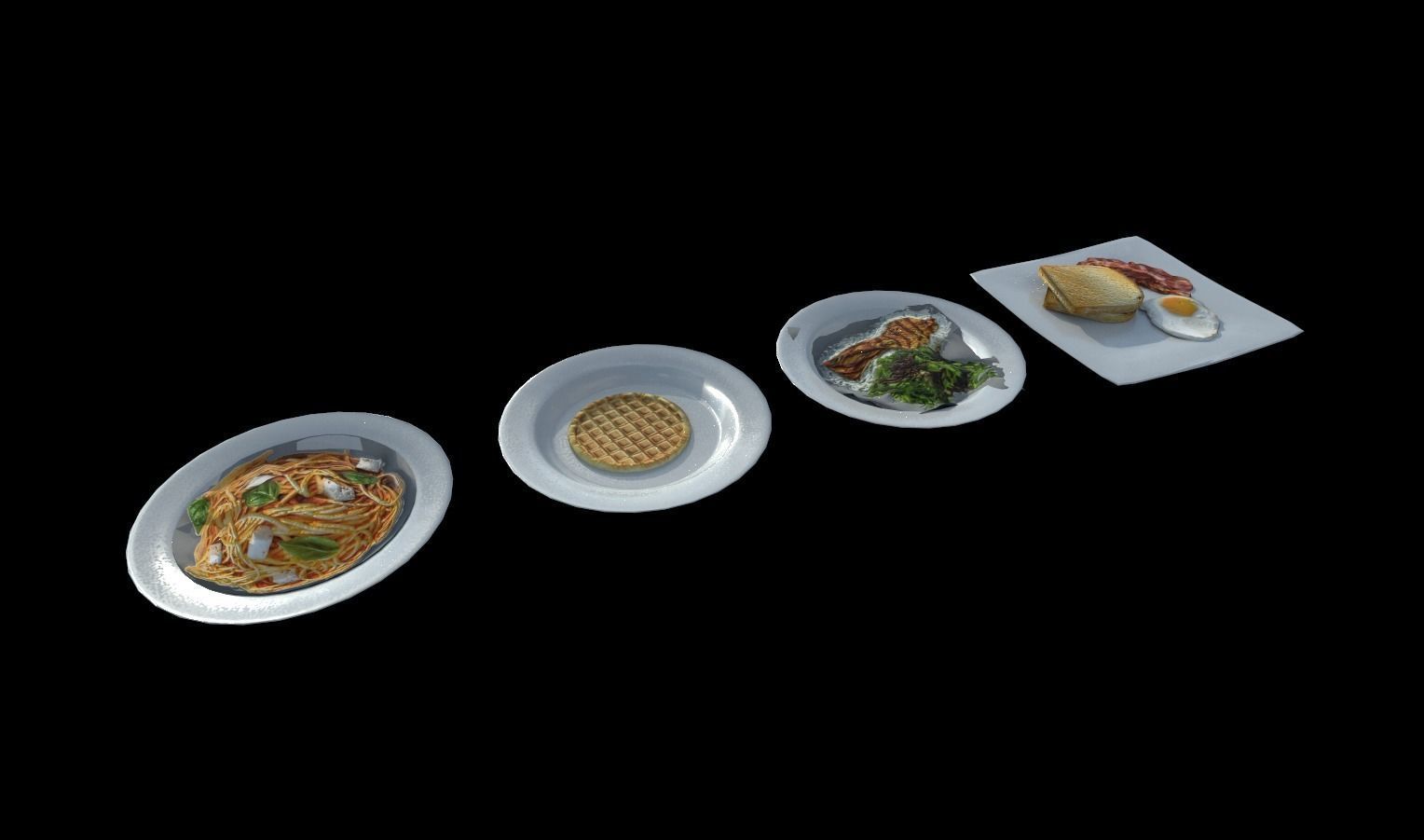 3D model Food Prop Pack VR / AR / low-poly | CGTrader