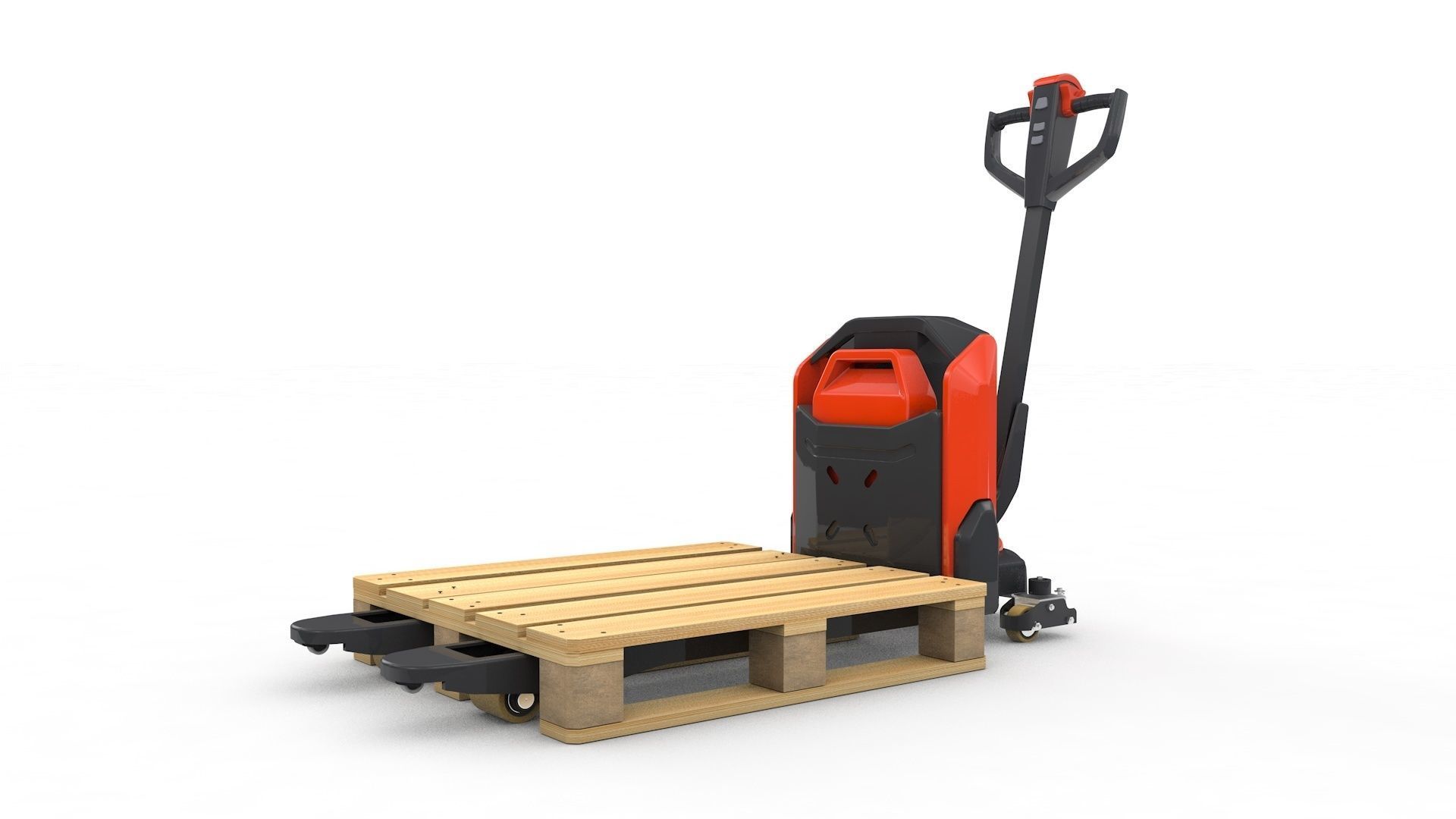 Pallet Truck Electrical 3D model animated rigged | CGTrader