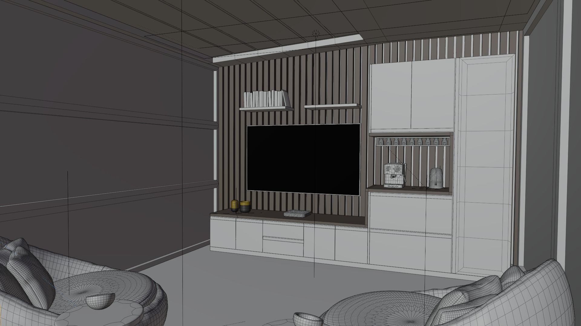 Tv UNIT 3D 3D model | CGTrader