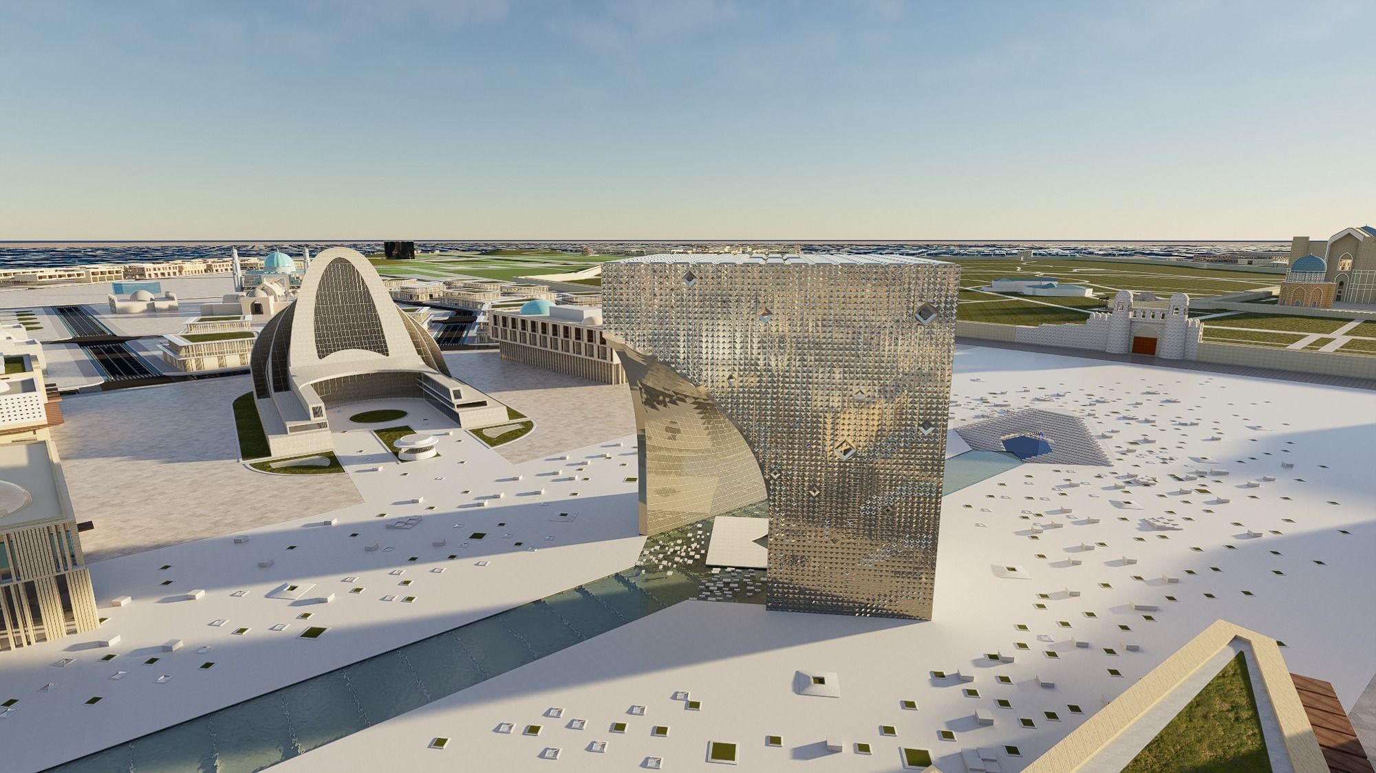 Turkistan Islamic style architecture 3D model | CGTrader