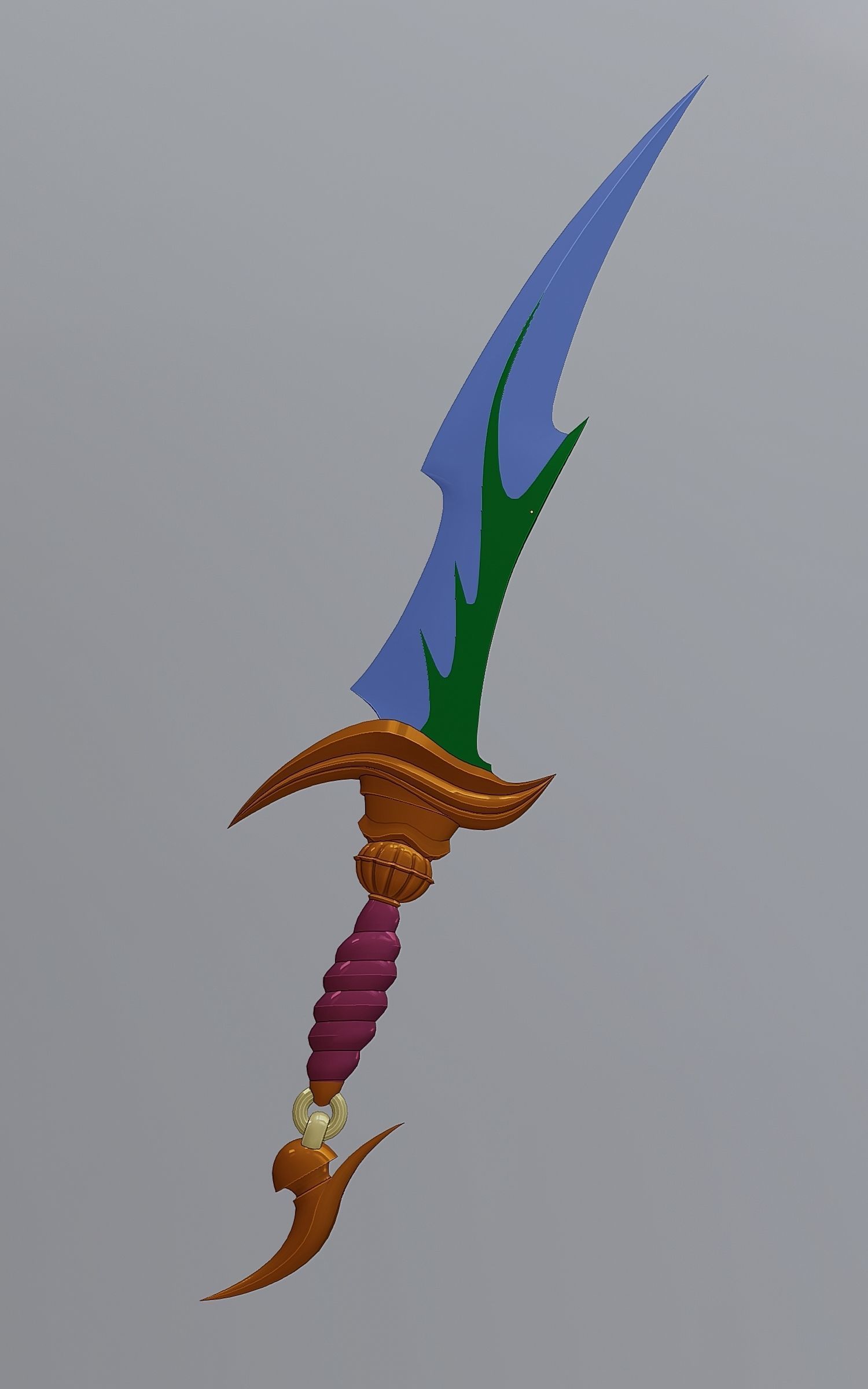 Fantasy Dagger Set 33 3D model | CGTrader