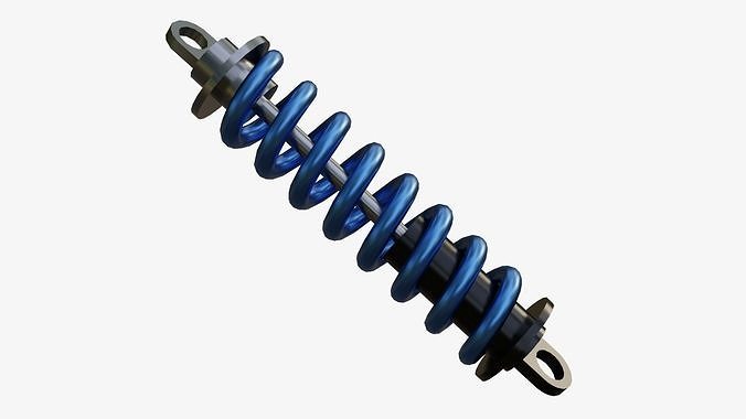 3D model Coil Spring Suspension VR / AR / low-poly | CGTrader