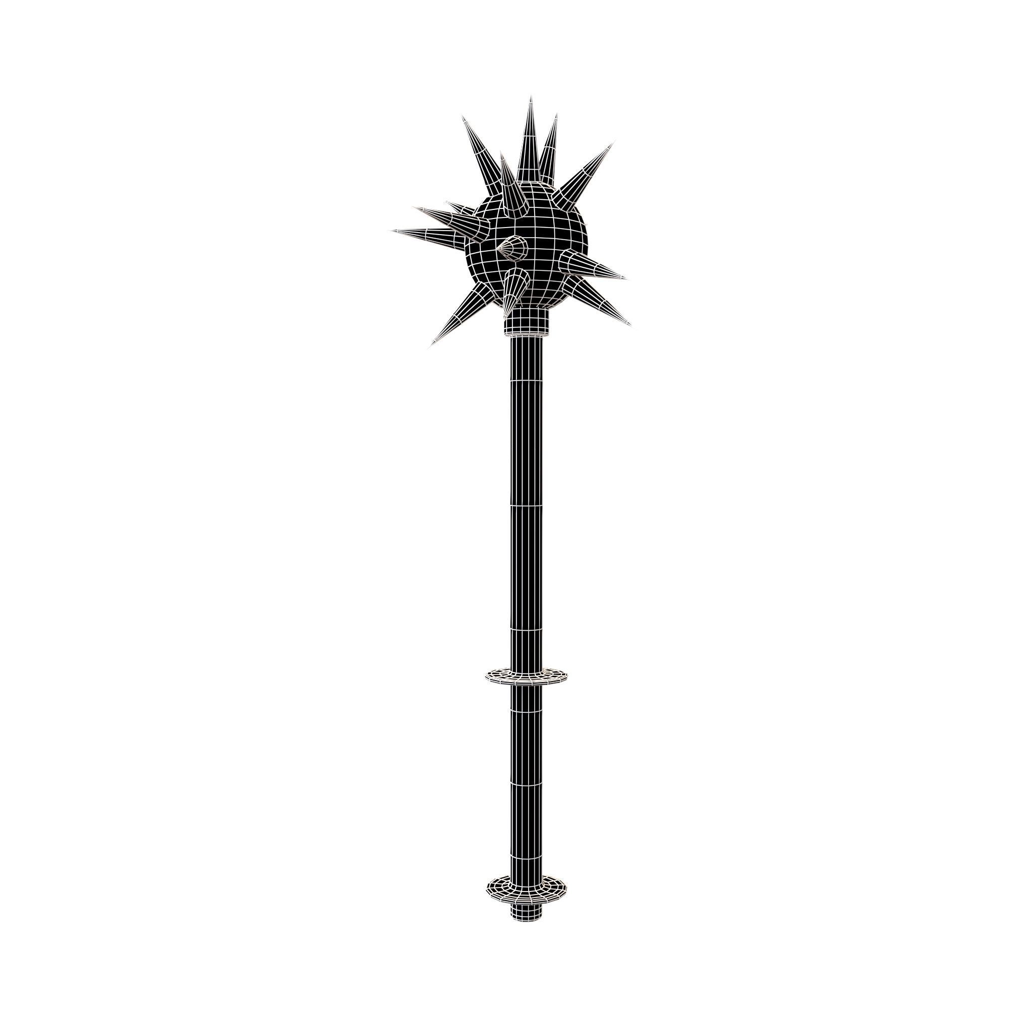 3D model Morning Star Weapon v1 013 VR / AR / low-poly | CGTrader