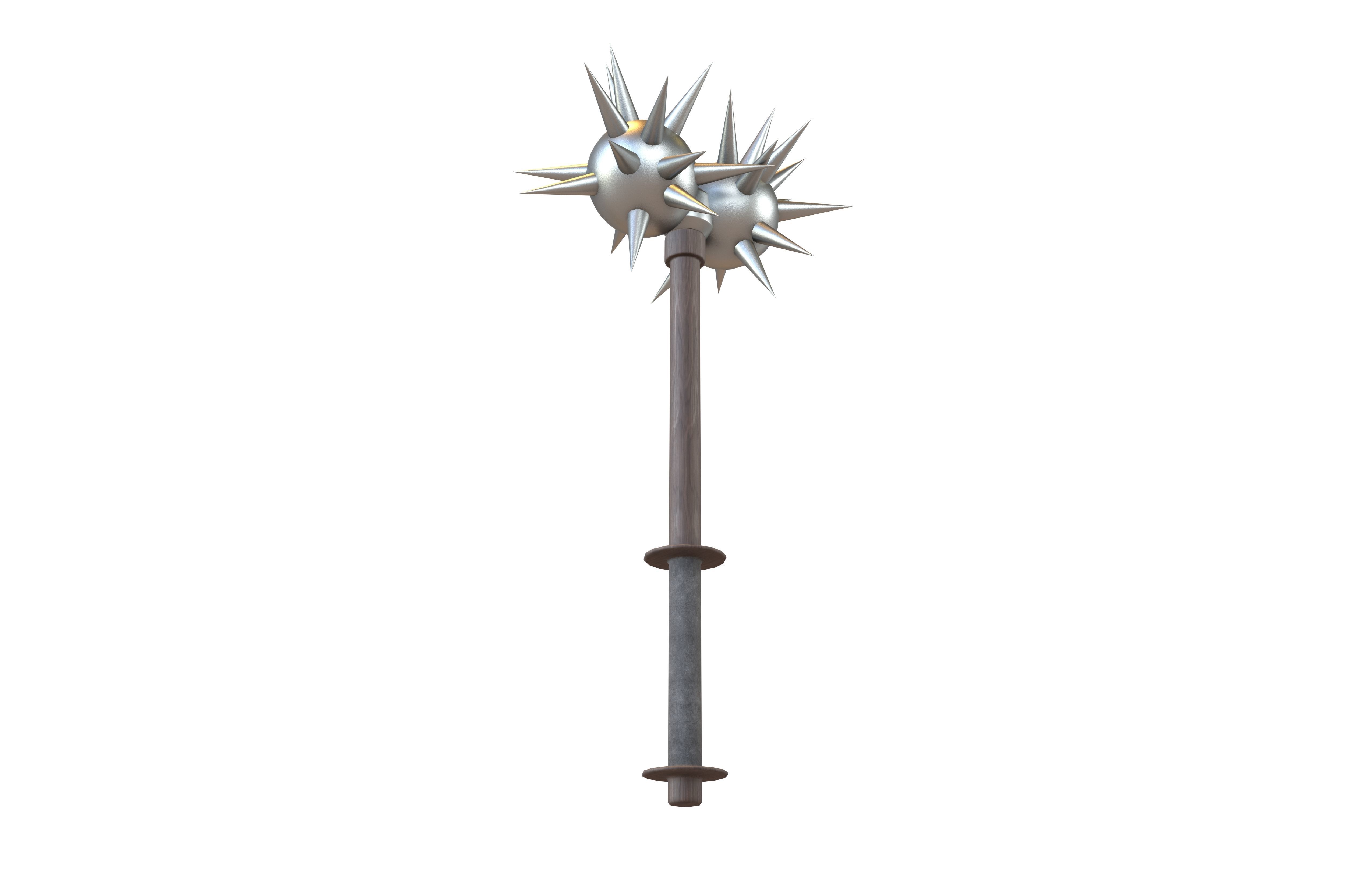 3D model Morning Star Weapon v2 005 VR / AR / low-poly | CGTrader