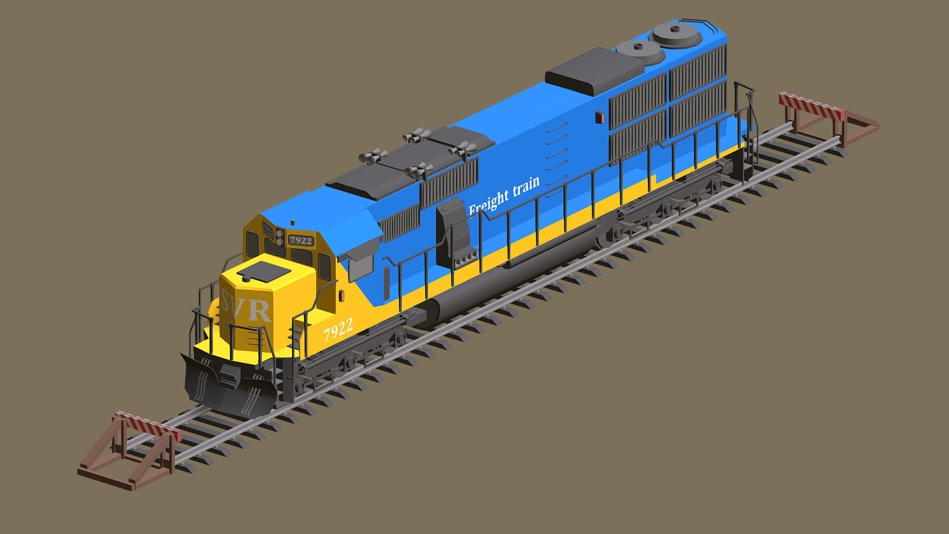 3D model Train Pack VR / AR / low-poly | CGTrader