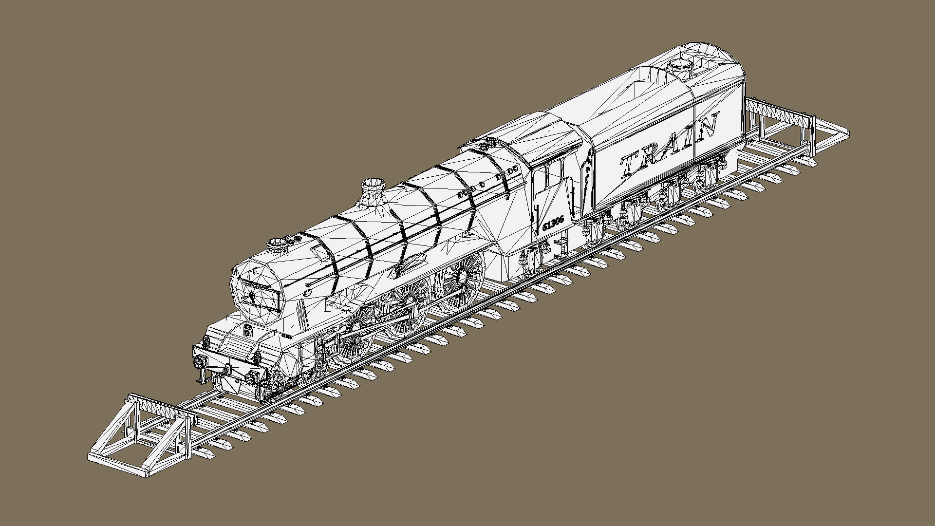 3D model Train Pack VR / AR / low-poly | CGTrader