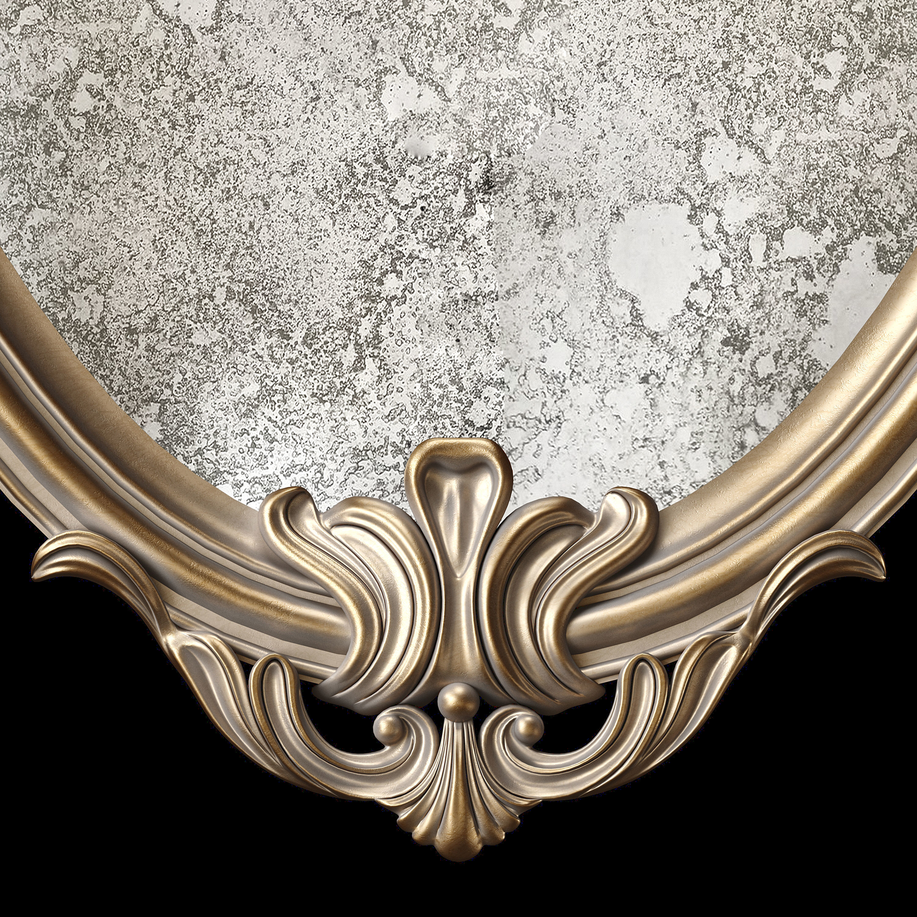 Rustic Wall Mirror 3D model | CGTrader