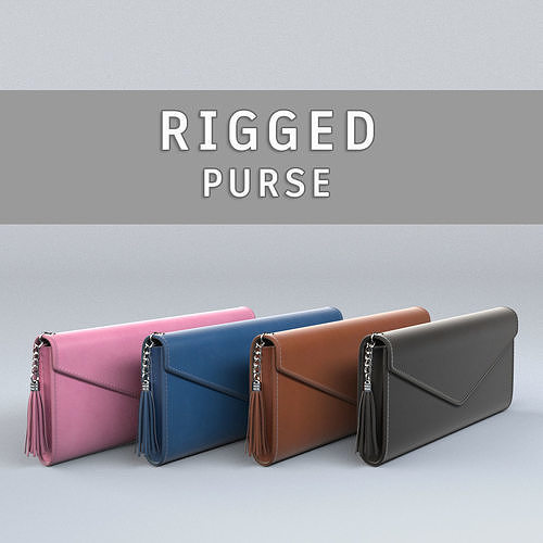 Purse 3D model rigged | CGTrader