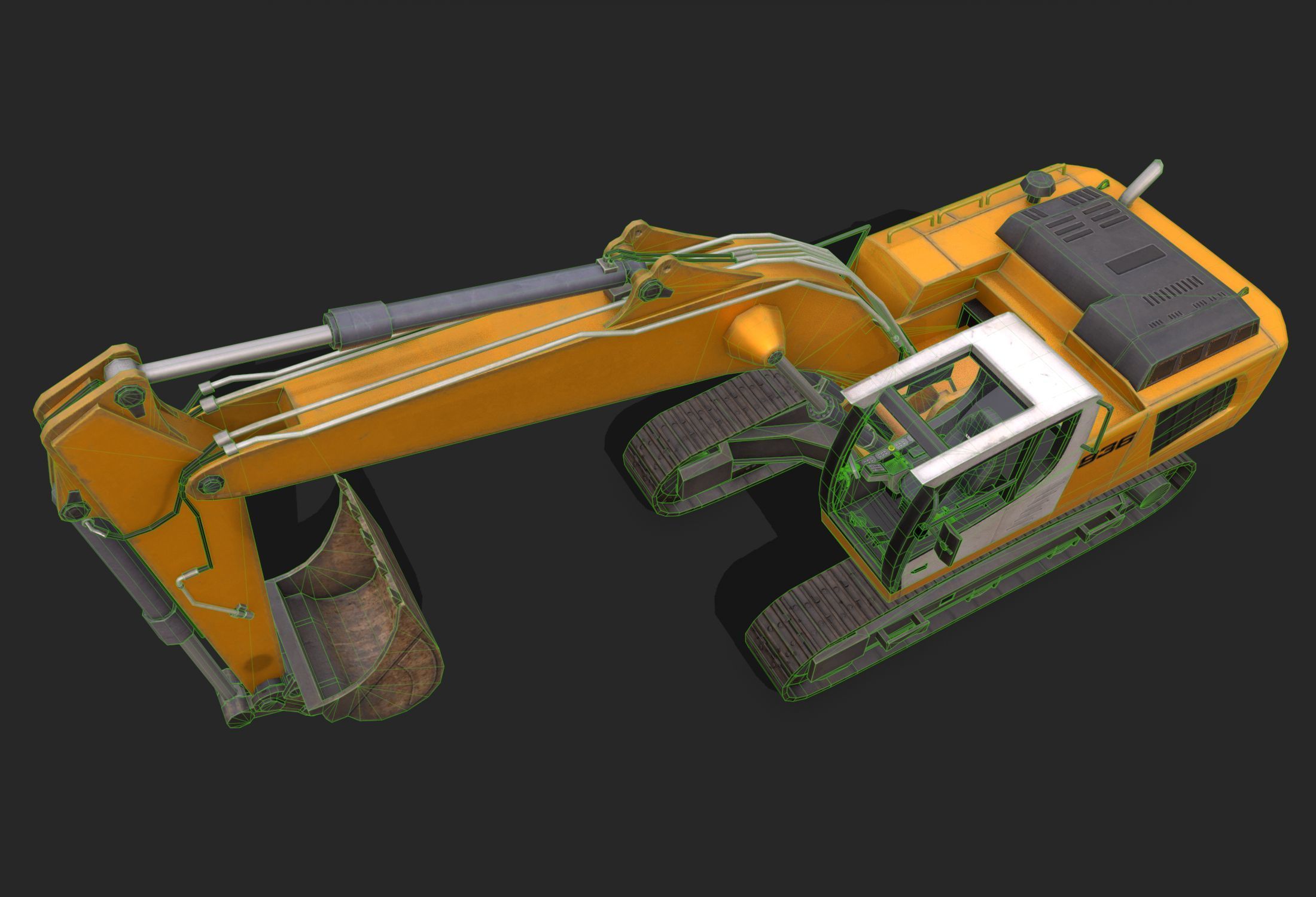 3D model Excavator 936 VR / AR / low-poly | CGTrader