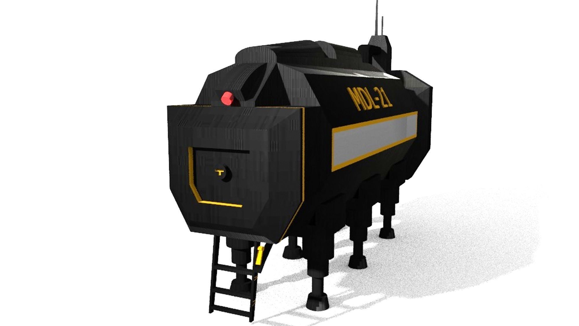 3D model cryo capsule module life station VR / AR / low-poly | CGTrader