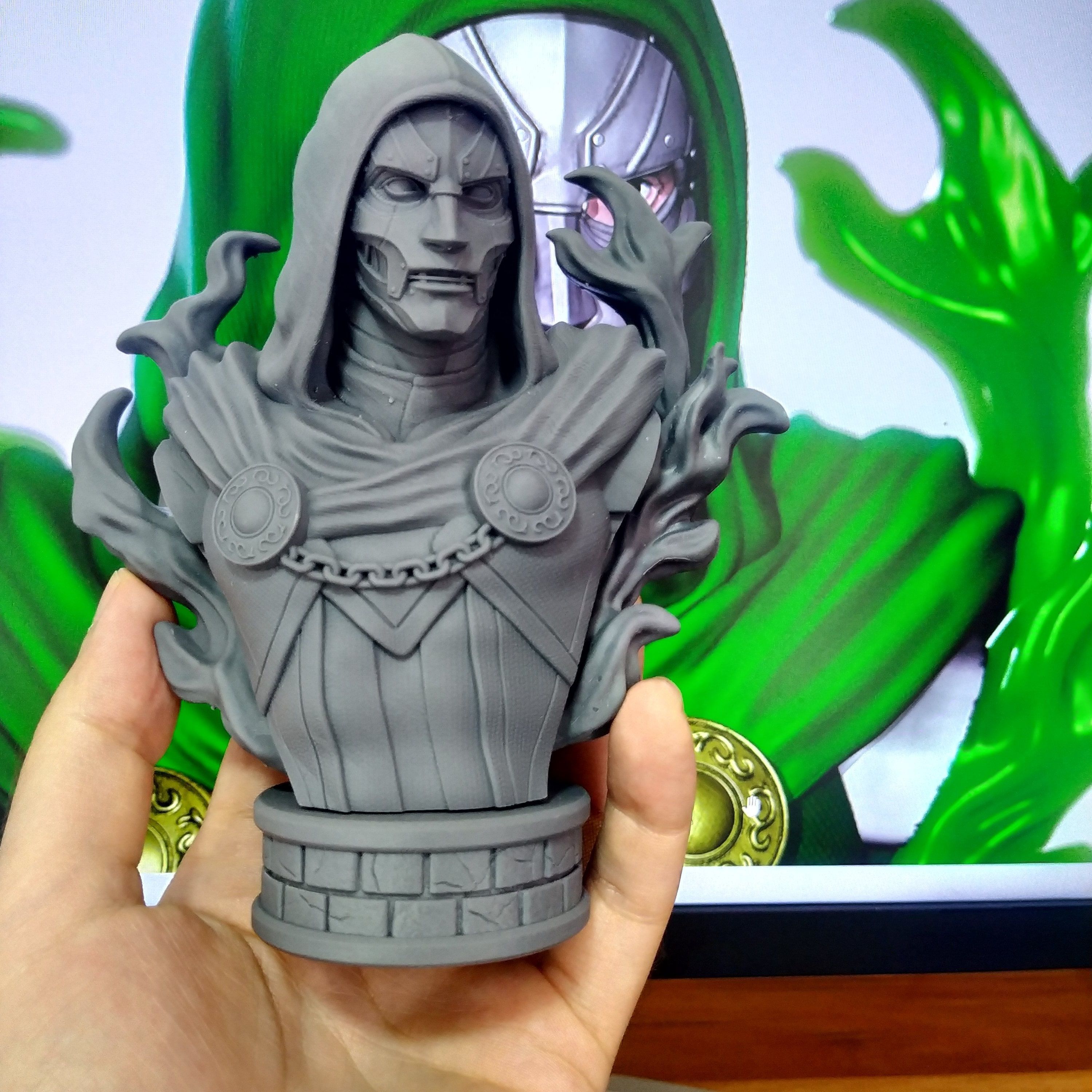 DOCTOR DOOM - STL 3D model 3D printable | CGTrader