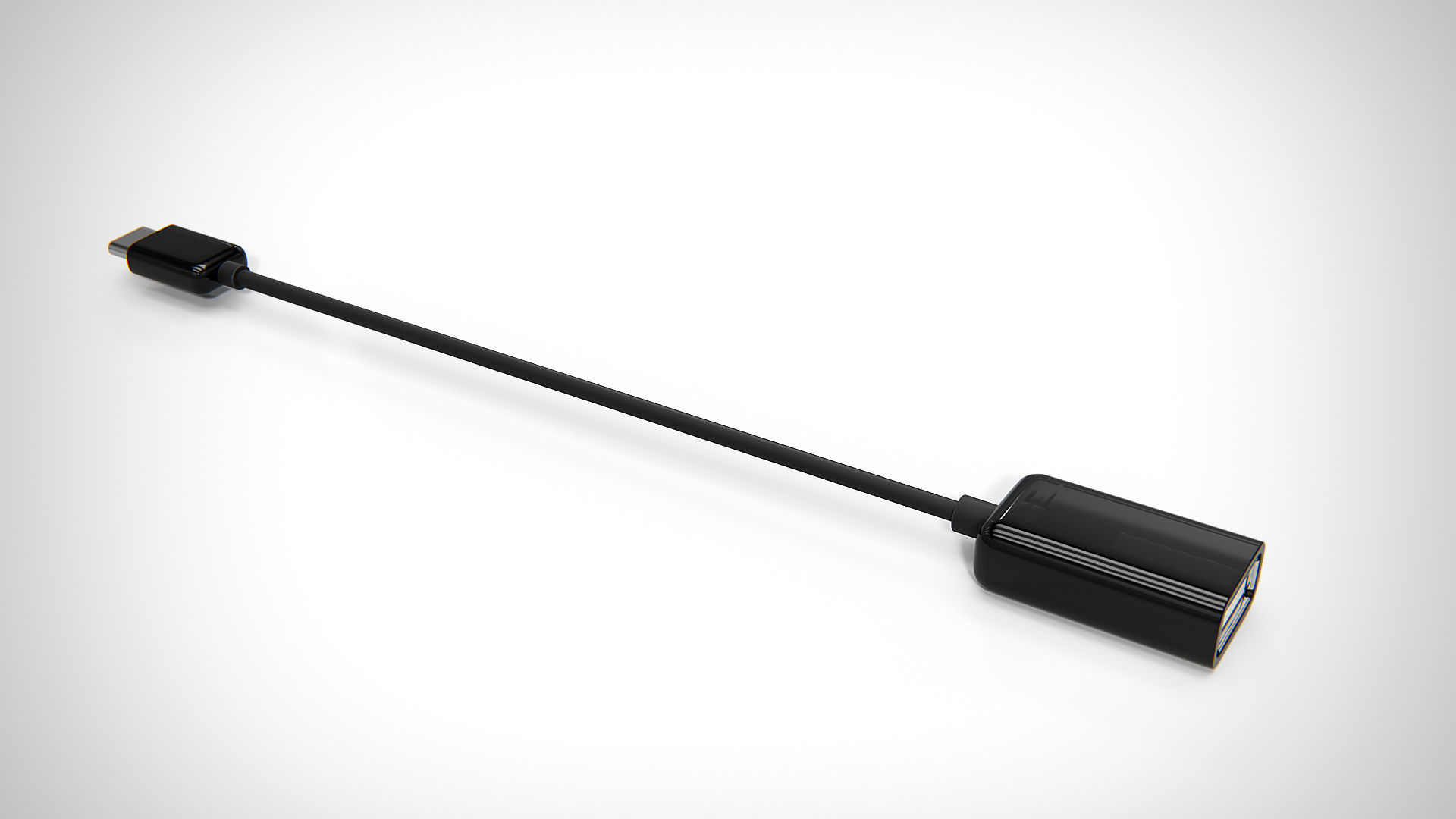 3D model USB To Type-C Adapter PBR VR / AR / low-poly | CGTrader