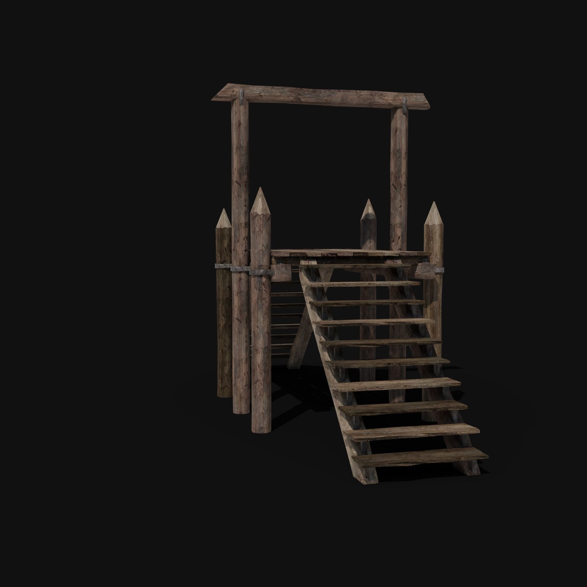 3D model ARENA FIGHT BATTLE MEDIEVAL WAR FIGHTING TRAP BUILDER ...
