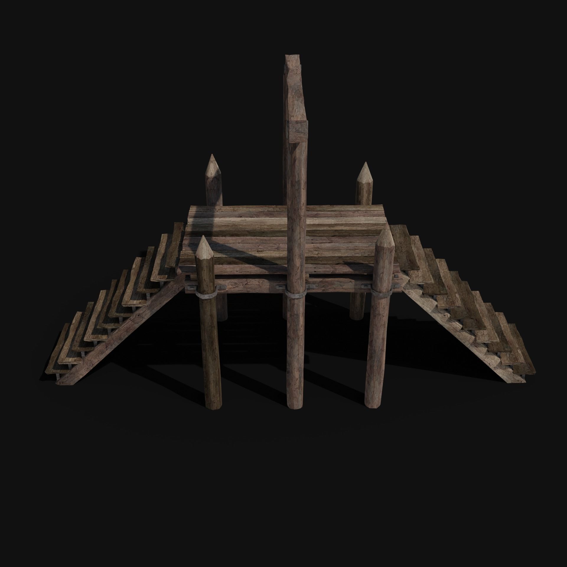 3D model ARENA FIGHT BATTLE MEDIEVAL WAR FIGHTING TRAP BUILDER ...