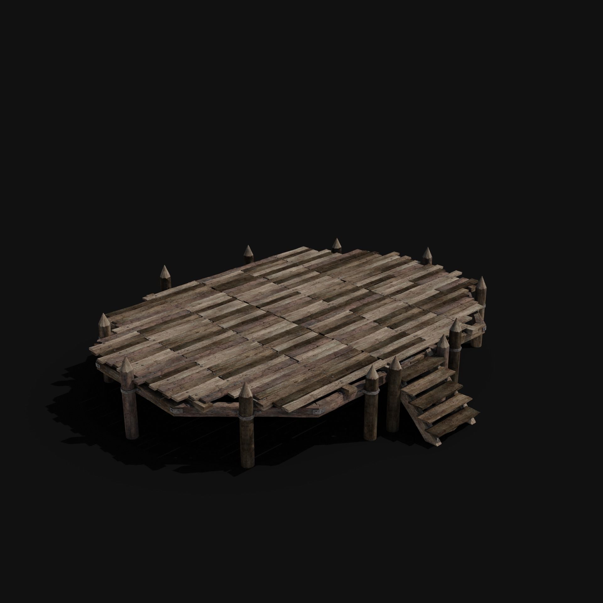 3D model ARENA FIGHT BATTLE MEDIEVAL WAR FIGHTING TRAP BUILDER ...