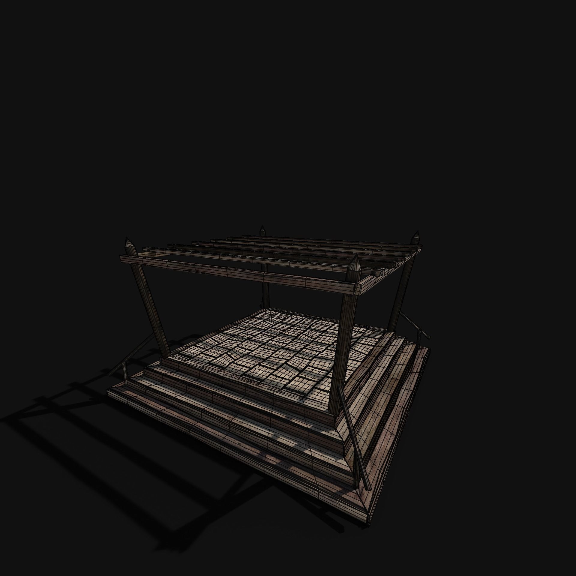 3D model ARENA FIGHT BATTLE MEDIEVAL WAR FIGHTING TRAP BUILDER ...