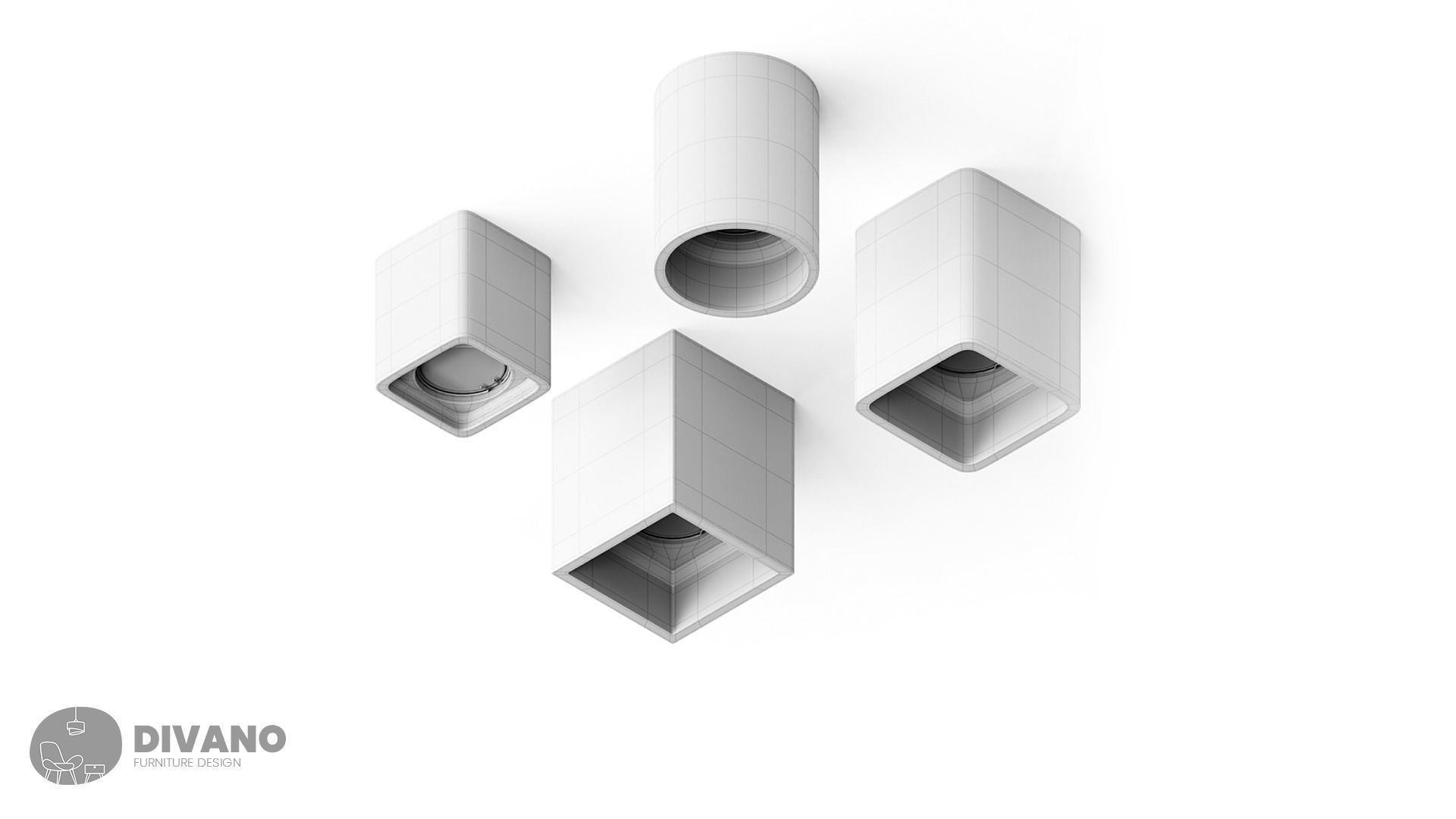 Atoma Spotlight Box 3D model | CGTrader