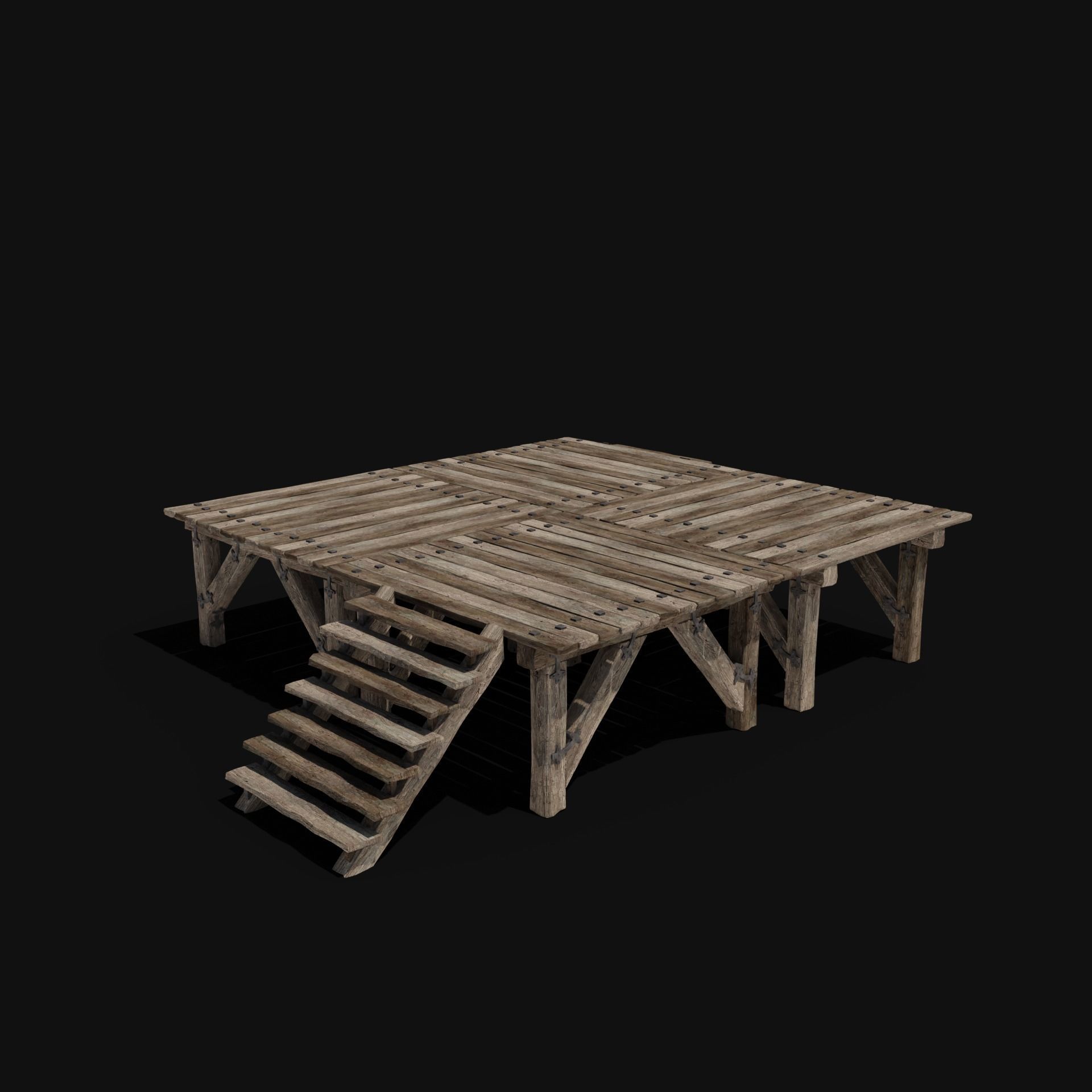 3D model FIGHTING ARENA FIGHT BATTLE MEDIEVAL WAR TRAP BUILDER ...