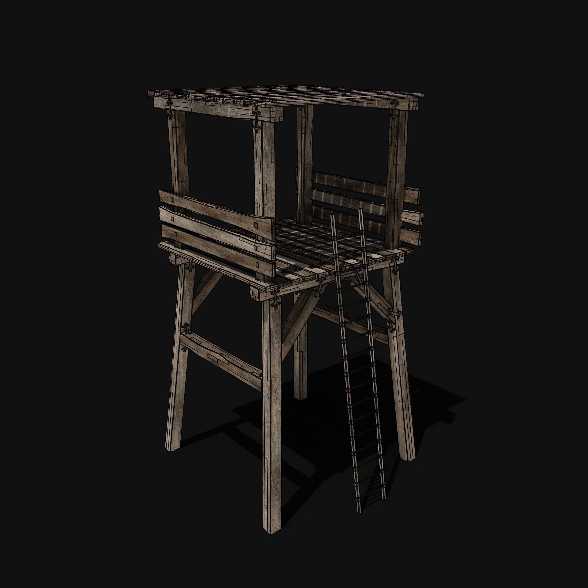 3D model FIGHTING ARENA FIGHT BATTLE MEDIEVAL WAR TRAP BUILDER ...