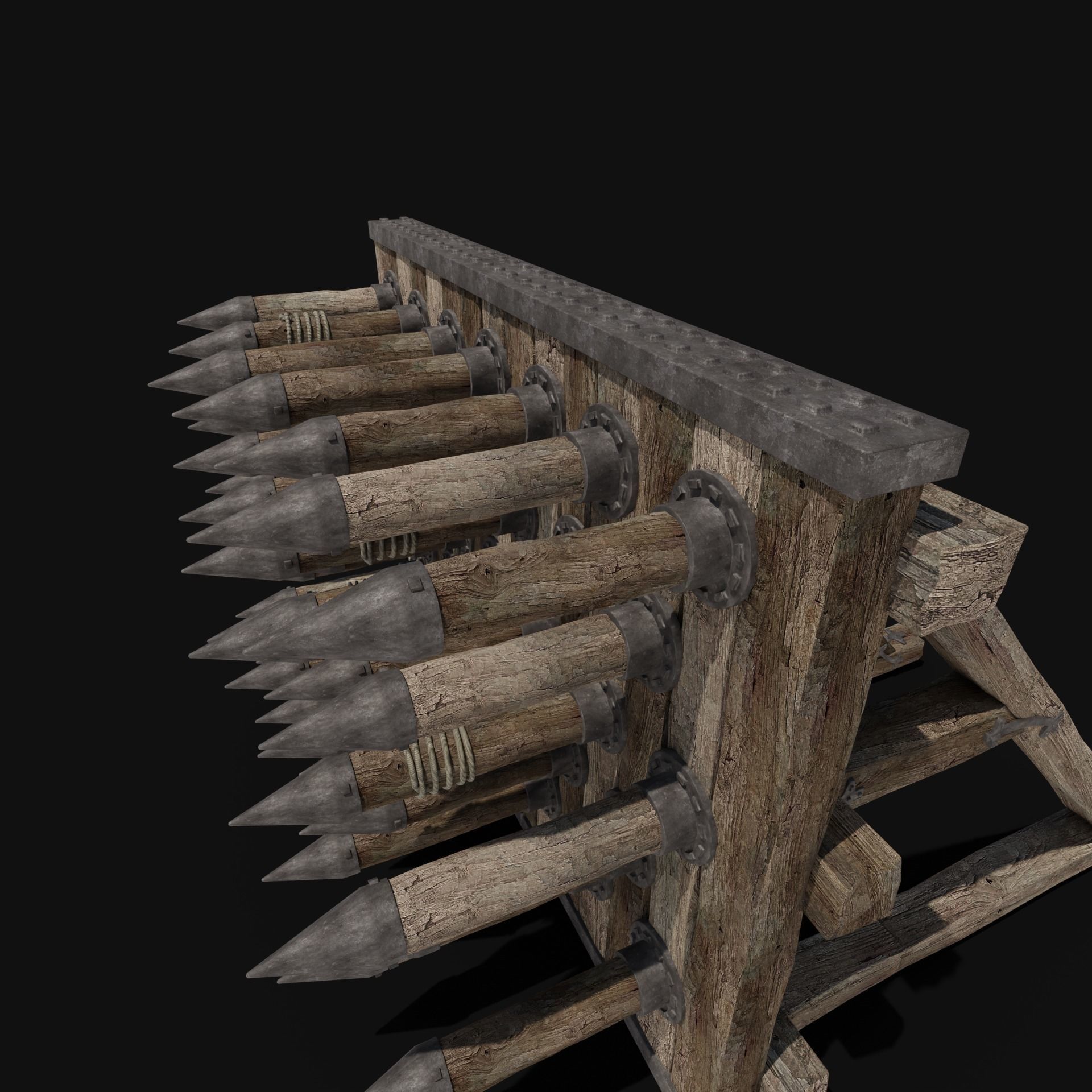 3D model FIGHTING ARENA FIGHT BATTLE MEDIEVAL WAR TRAP BUILDER ...