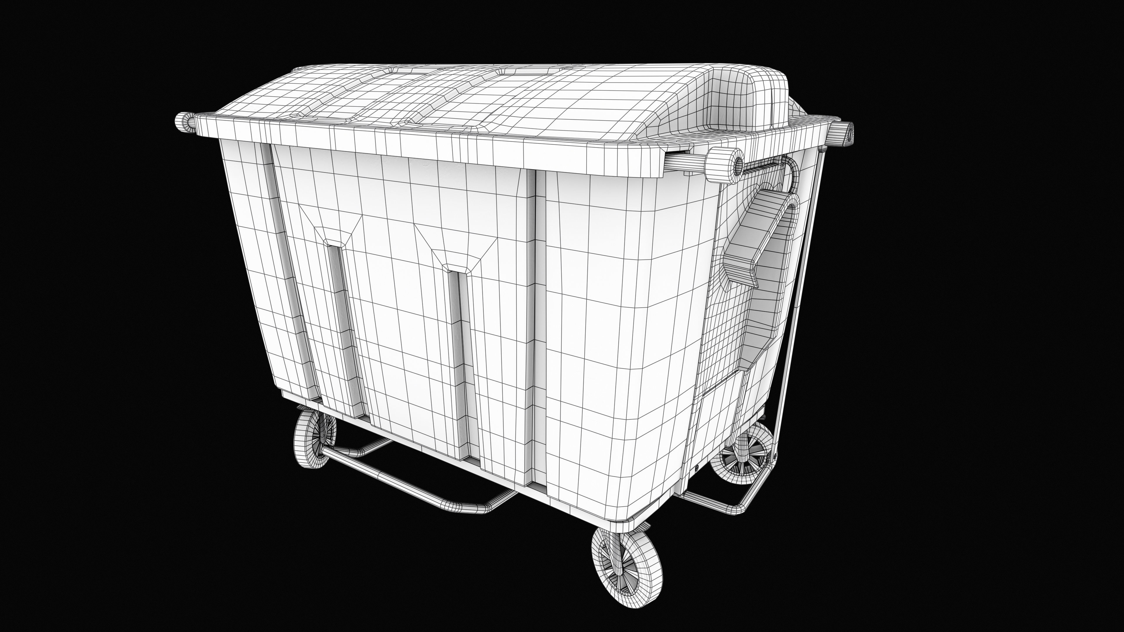 3D model Urban Garbage Dumpster VR / AR / low-poly | CGTrader