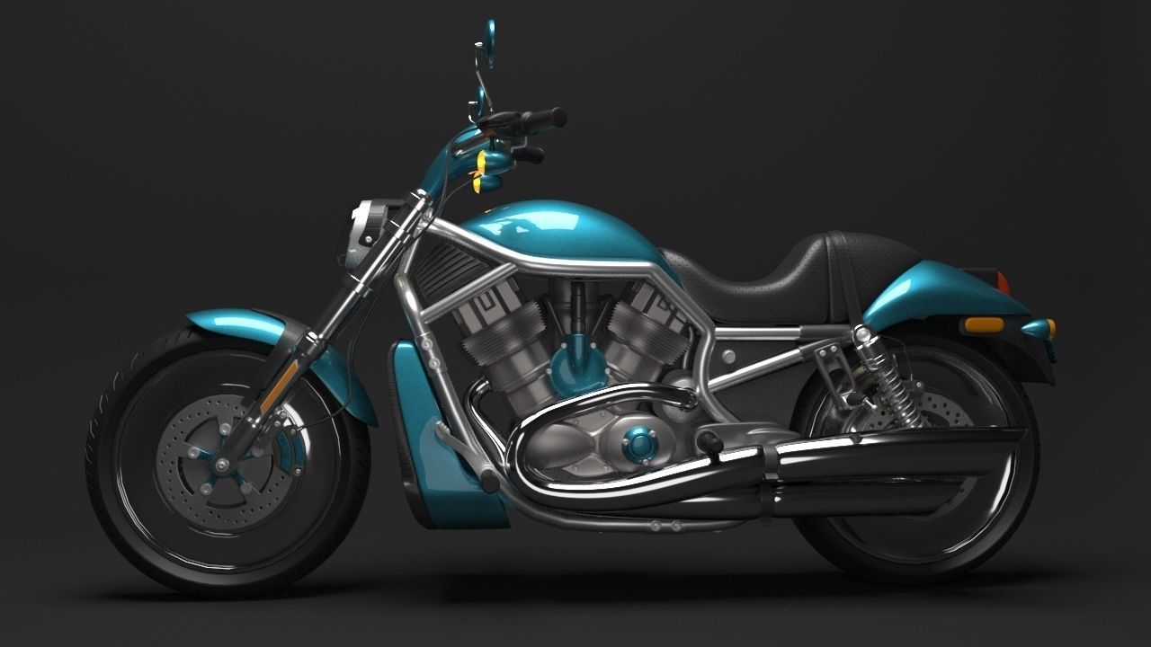 Motorcycle 3D model | CGTrader
