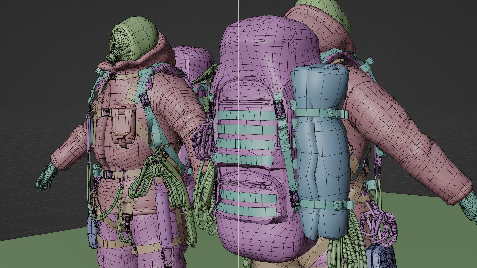 3D model Explorer Mountain Climber Rigged VR / AR / low-poly | CGTrader