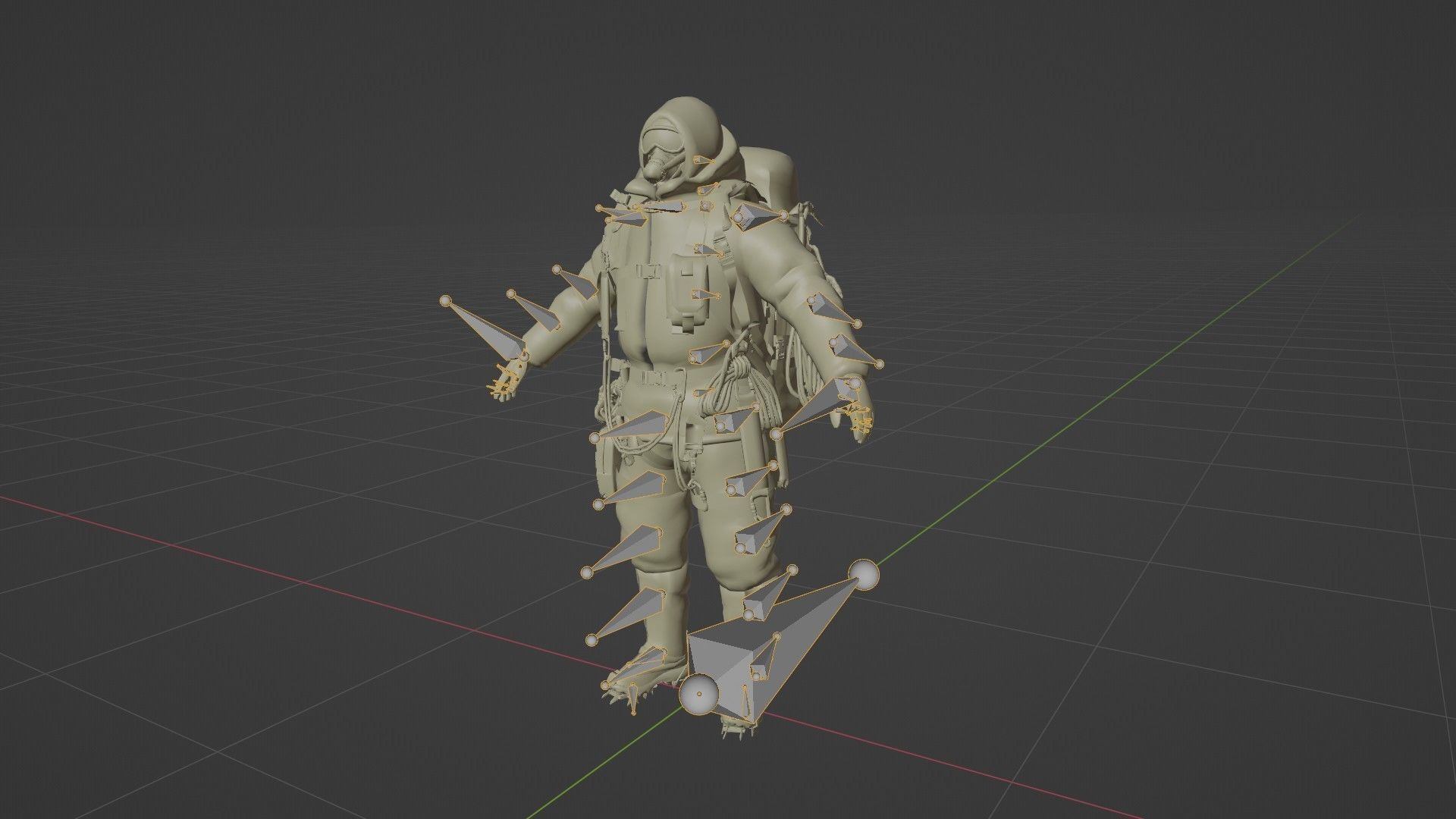 3D model Explorer Mountain Climber Rigged VR / AR / low-poly | CGTrader